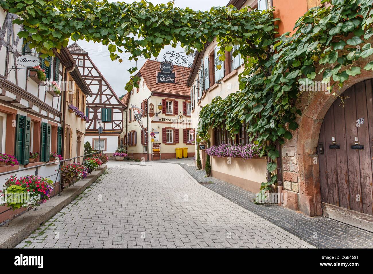 Historic Old Town Of St. Martin, Rhineland-Palatinate, Germany Stock ...