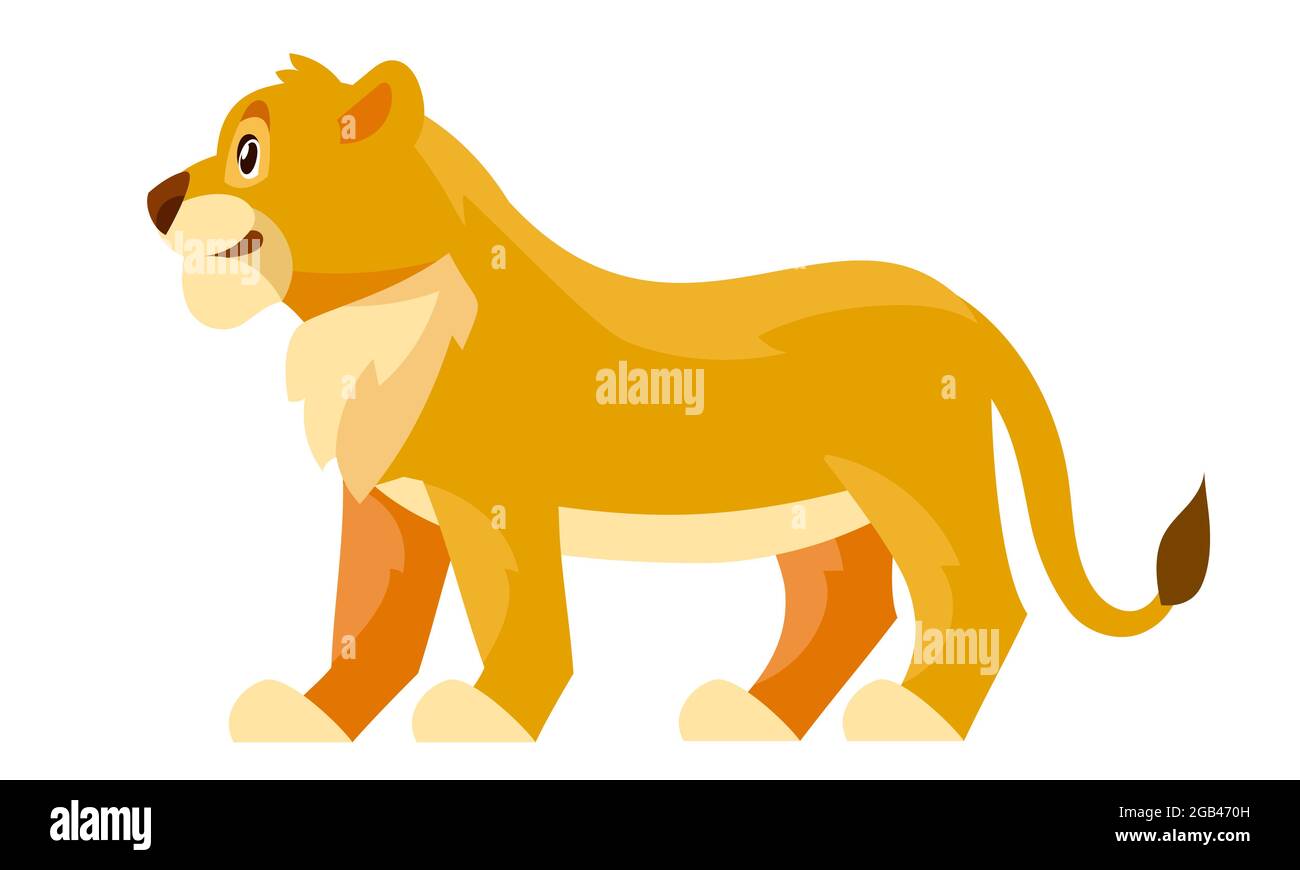 Lion side view hi-res stock photography and images - Alamy