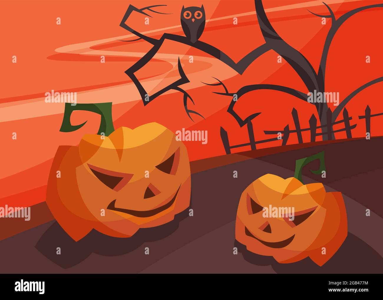 Bloody sunset Stock Vector Images - Alamy