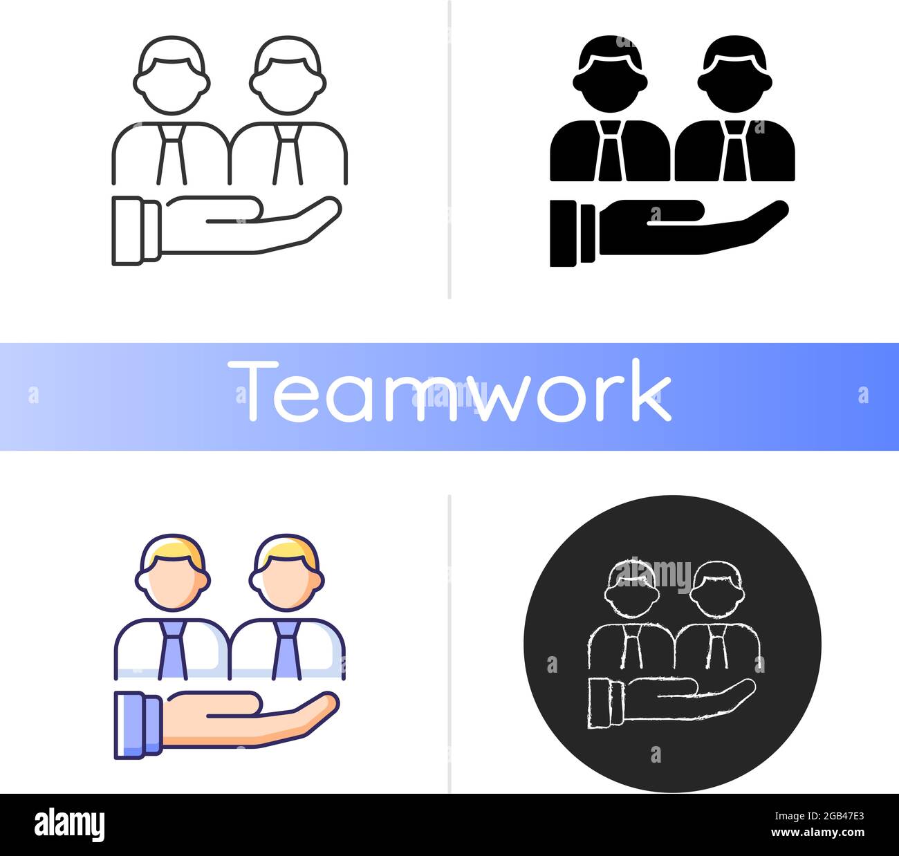 Employee manager empathy Stock Vector Images - Alamy