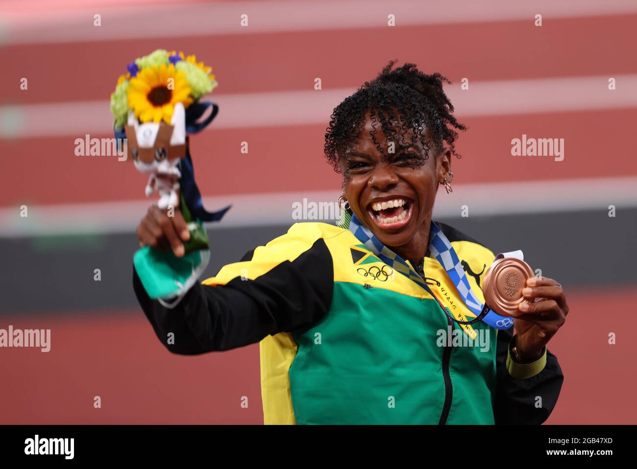 Tokyo, Japan. 2nd Aug, 2021. TAPPER Megan Bronze medal (JAM) Athletics ...