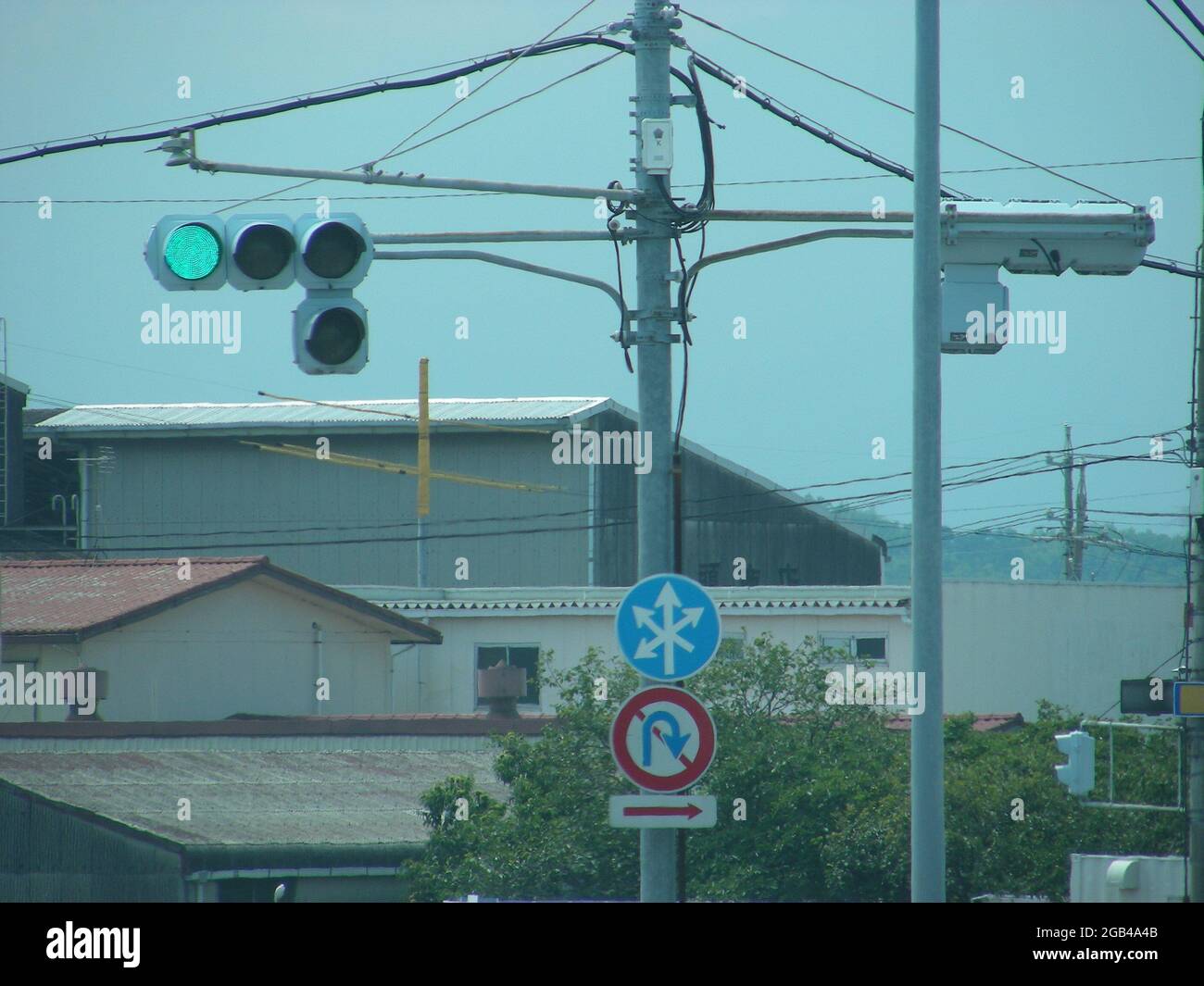 Six way intersection Stock Photo - Alamy