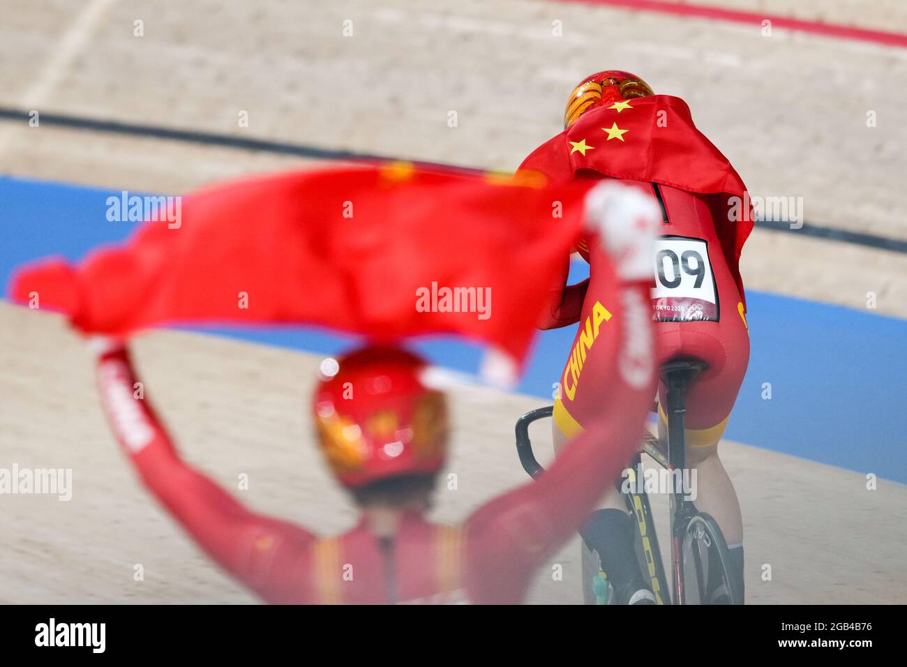 BAO Shanju (109) & ZHONG Tianshi (111) (CHN), AUGUST 2, 2021 - Cycling ...