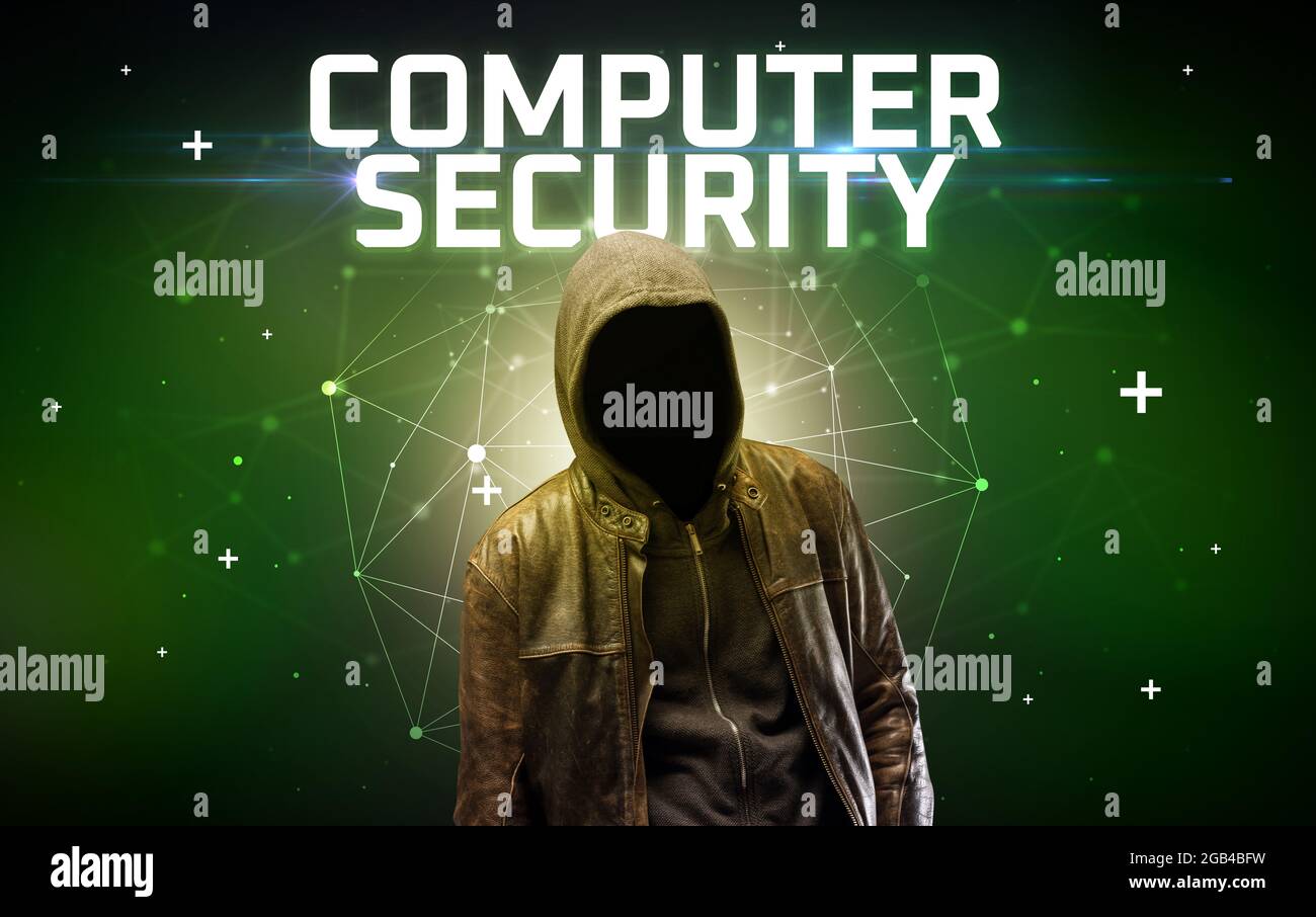 Mysterious hacker, online attack concept Stock Photo - Alamy