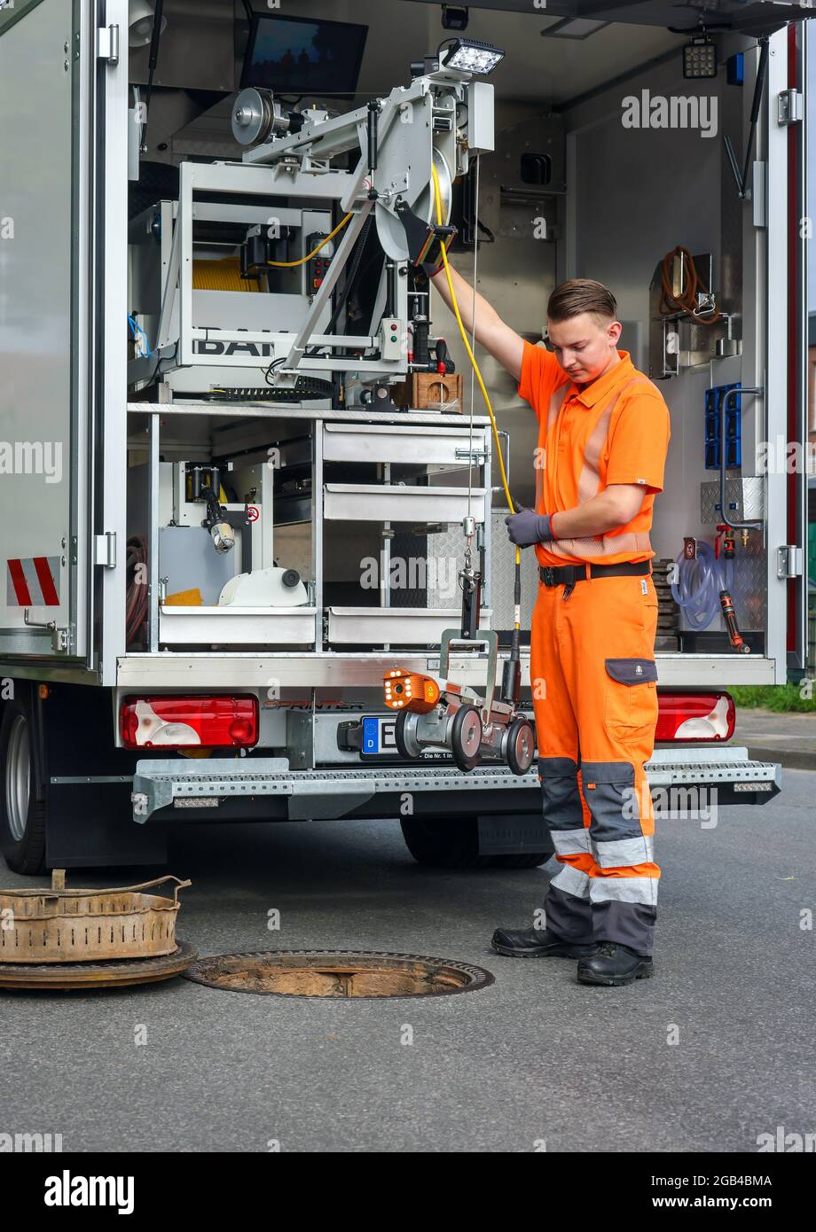 Germany tv sewer inspection vehicle hi-res stock photography and images ...