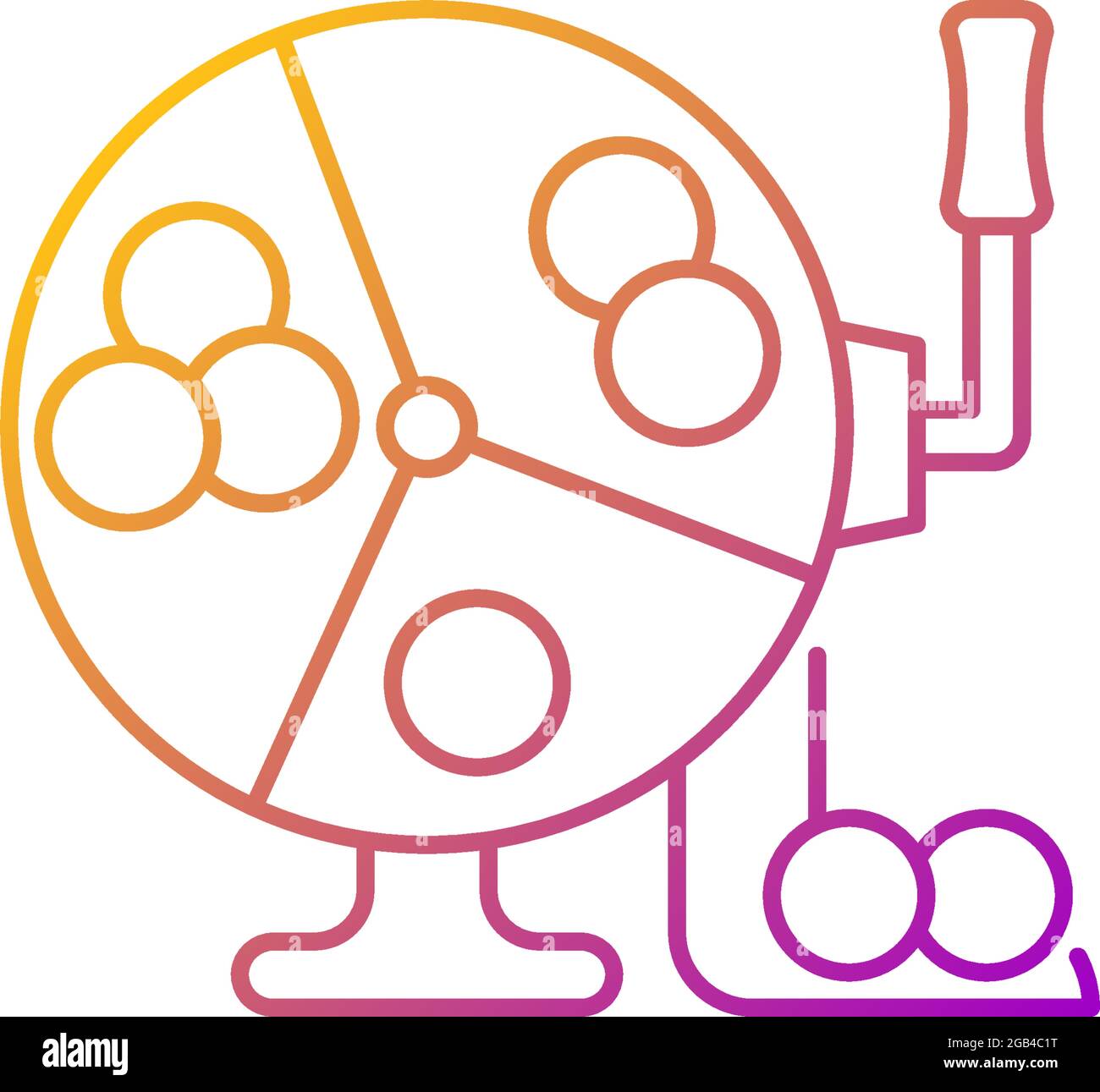 Ball draw machine gradient linear vector icon Stock Vector Image & Art ... Ball draw machine gradient linear vector icon Stock Vector Image & Art ...