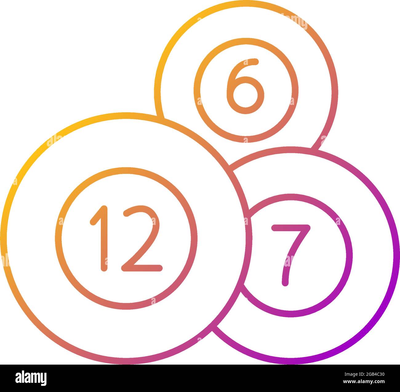 Lottery balls gradient linear vector icon Stock Vector Image & Art - Alamy Lottery balls gradient linear vector icon Stock Vector Image & Art - Alamy