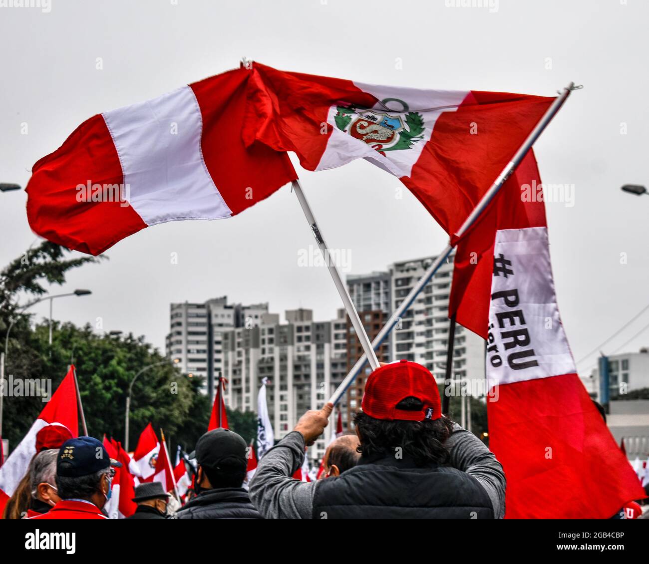 Lima protest hi-res stock photography and images - Alamy