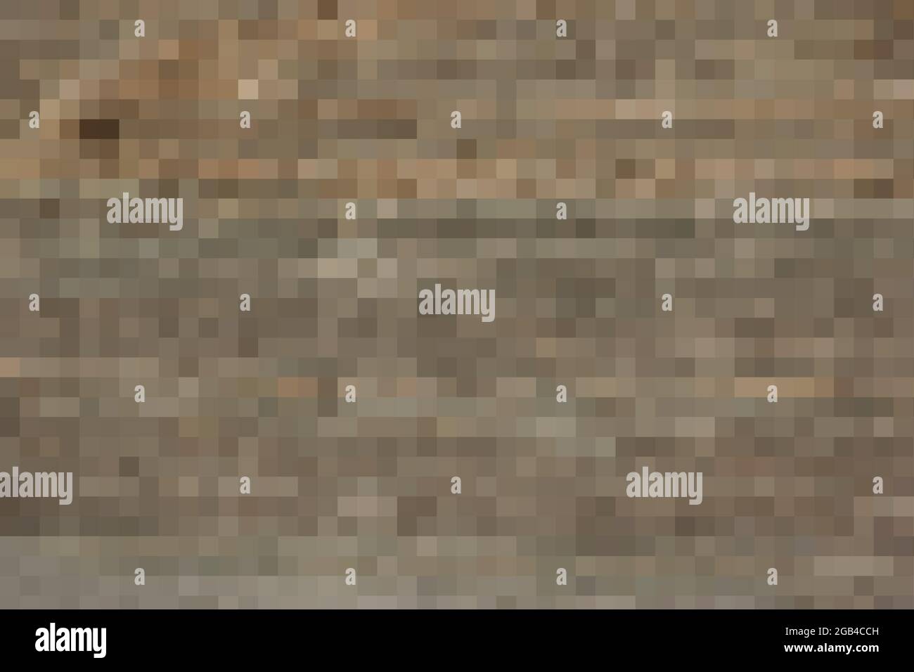 Abstract pixel brown background. Vector geometric texture of square ...