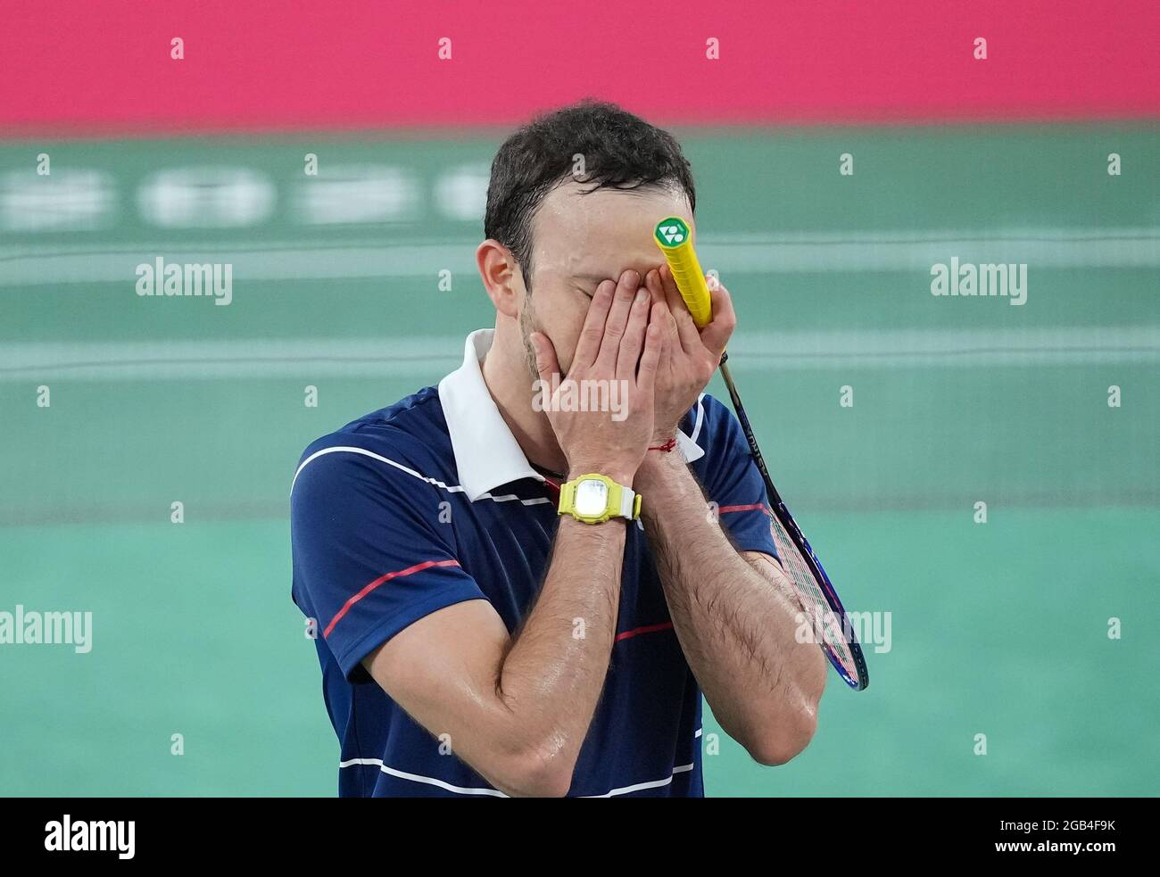 (210802) -- TOKYO, Aug. 2, 2021 (Xinhua) -- Kevin Cordon of Guatemala ...