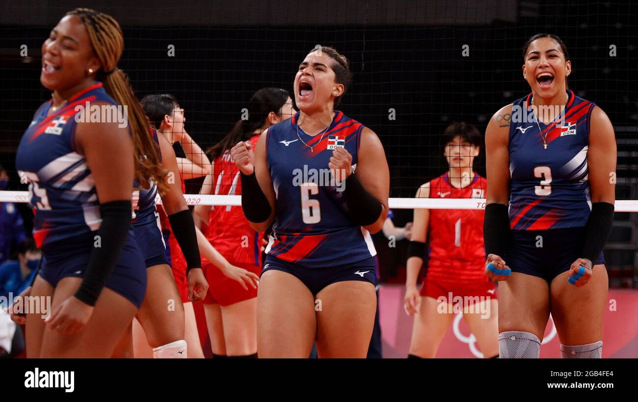 Members dominican republic volleyball team hi-res stock photography and ...
