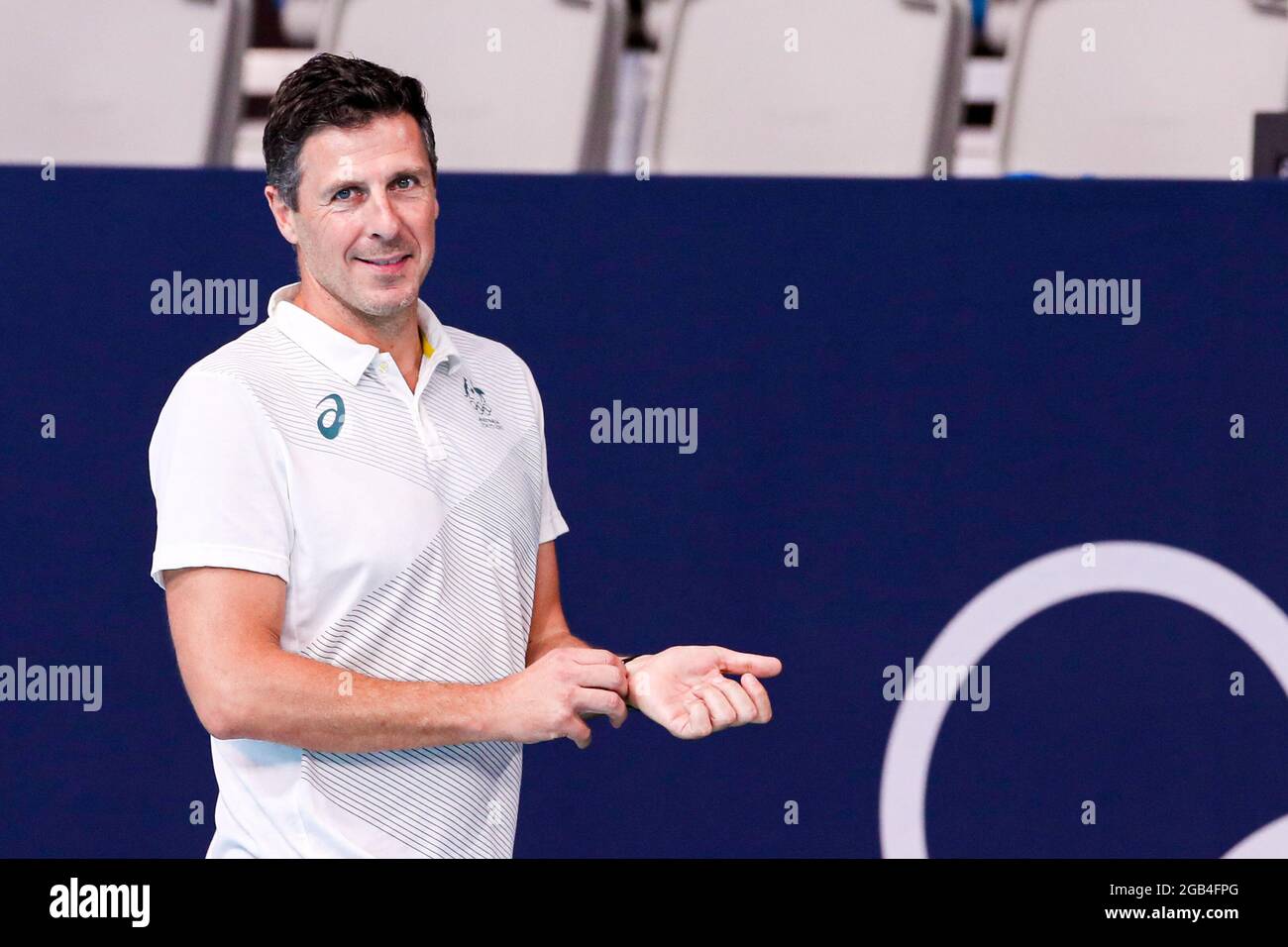 Tokyo, Japan. 02nd Aug, 2021. TOKYO, JAPAN - AUGUST 2: Head Coach Elvis ...