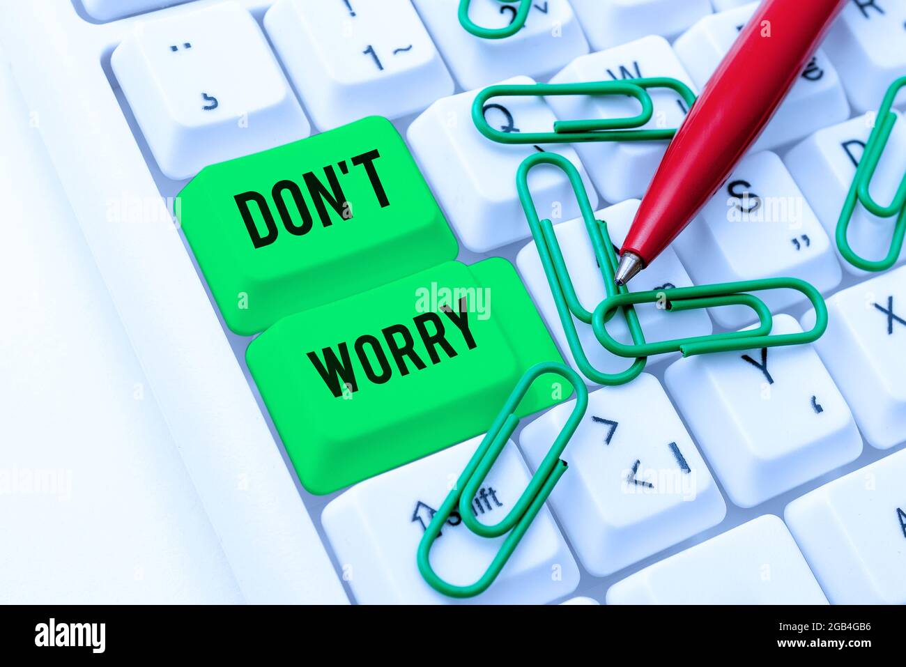 Text caption presenting Do not dont Worry. Business idea indicates to ...