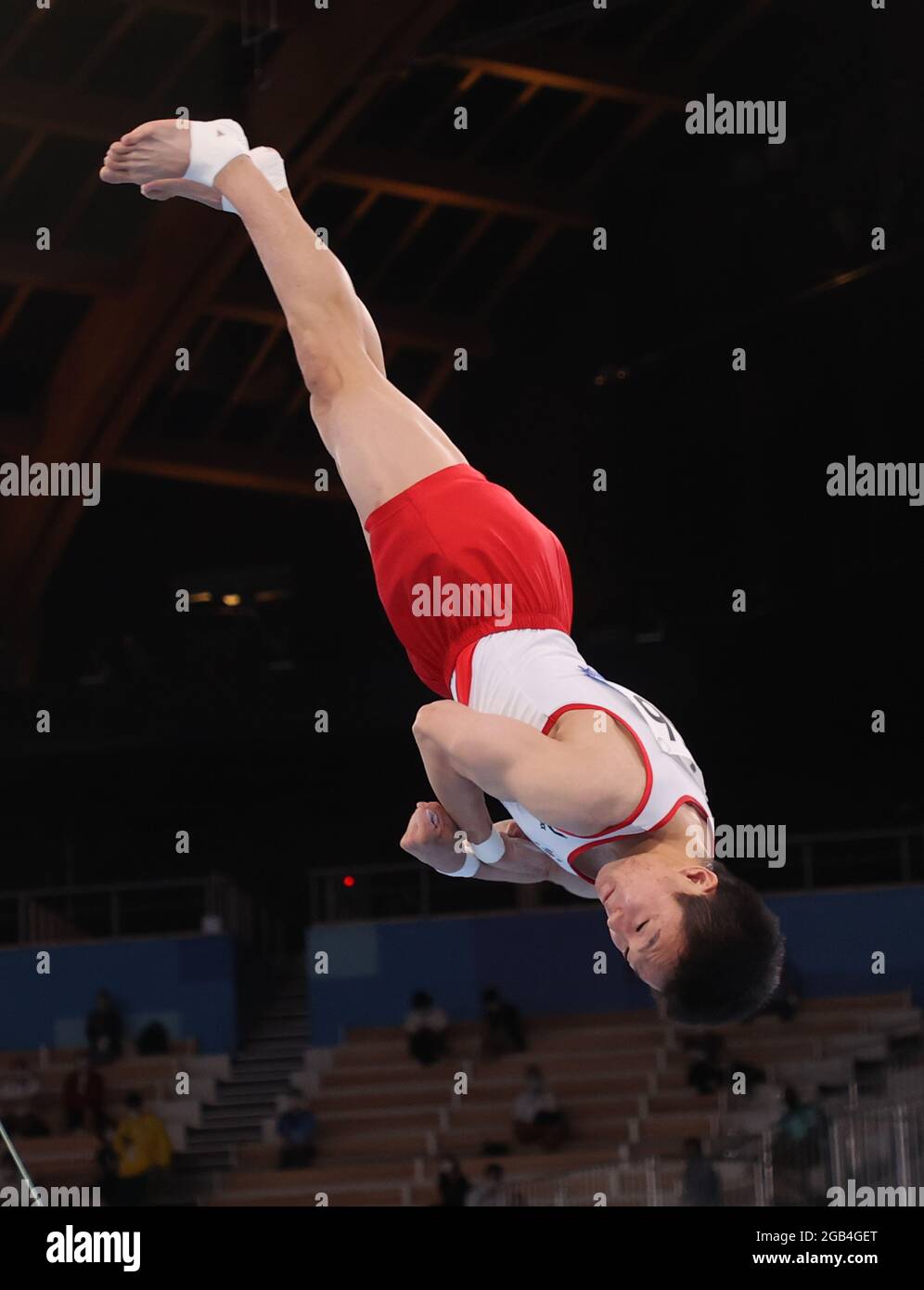 02nd Aug, 2021. Shin wins gold in vault South Korean gymnast Shin Jea ...