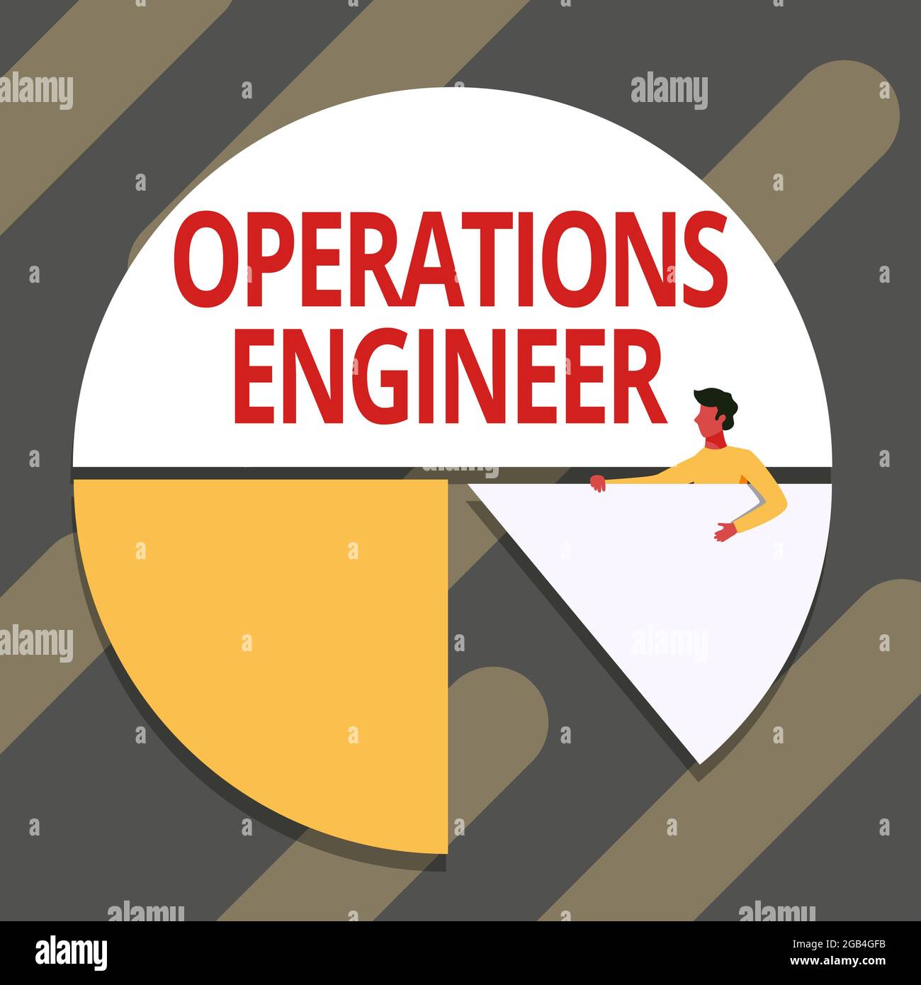Conceptual display Operations Engineer. Word for analyze and design ...