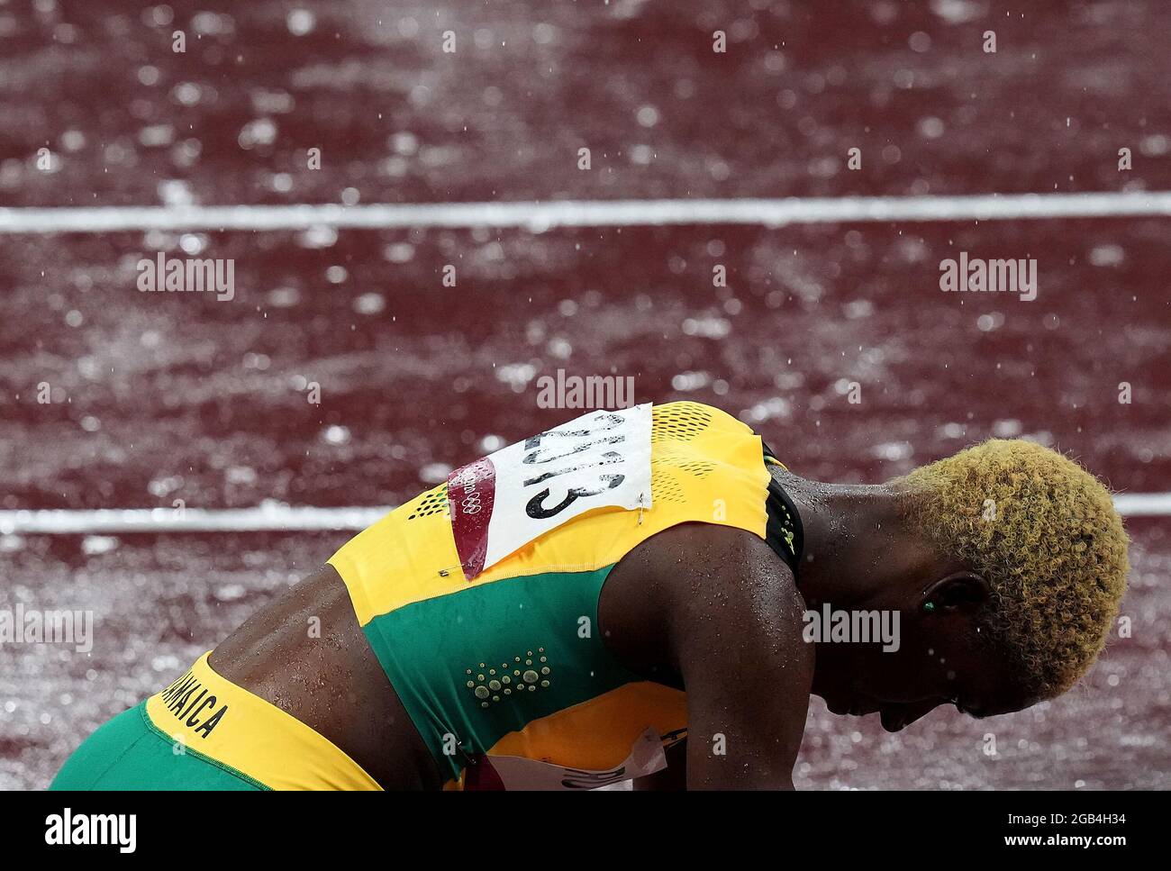 Tokyo, Japan. 2nd Aug, 2021. Janieve Russell of Jamaica competes in the ...