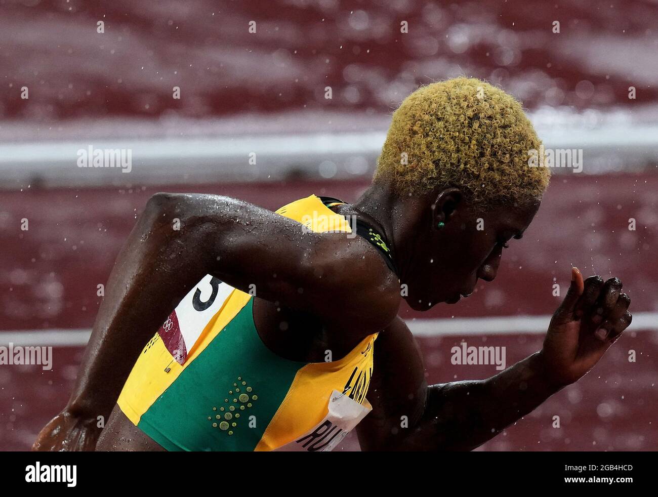 Tokyo, Japan. 2nd Aug, 2021. Janieve Russell of Jamaica competes in the ...