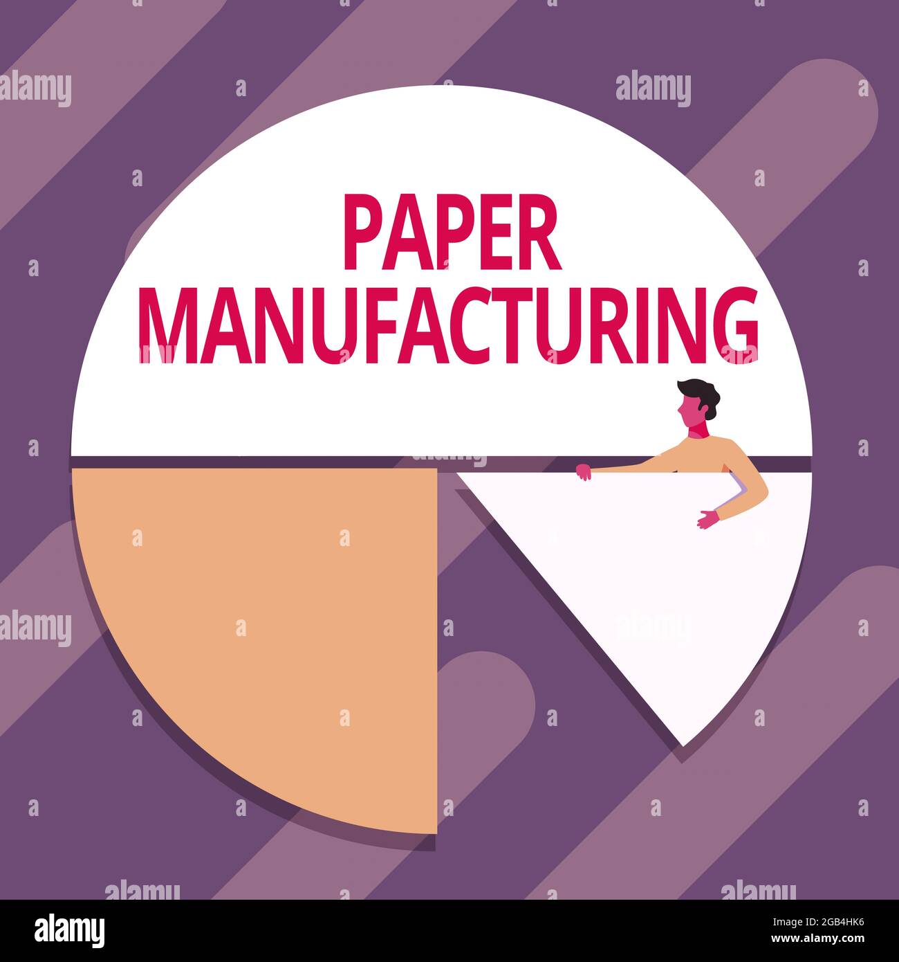 Text sign showing Paper Manufacturing. Business approach company that ...