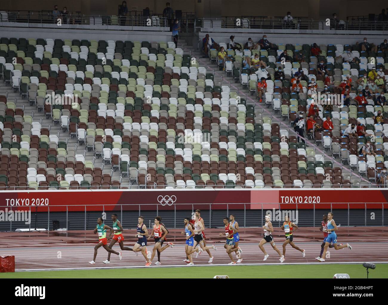 Tokyo, Japan. 02nd Aug, 2021. Runners compete in the Men's 3000m ...