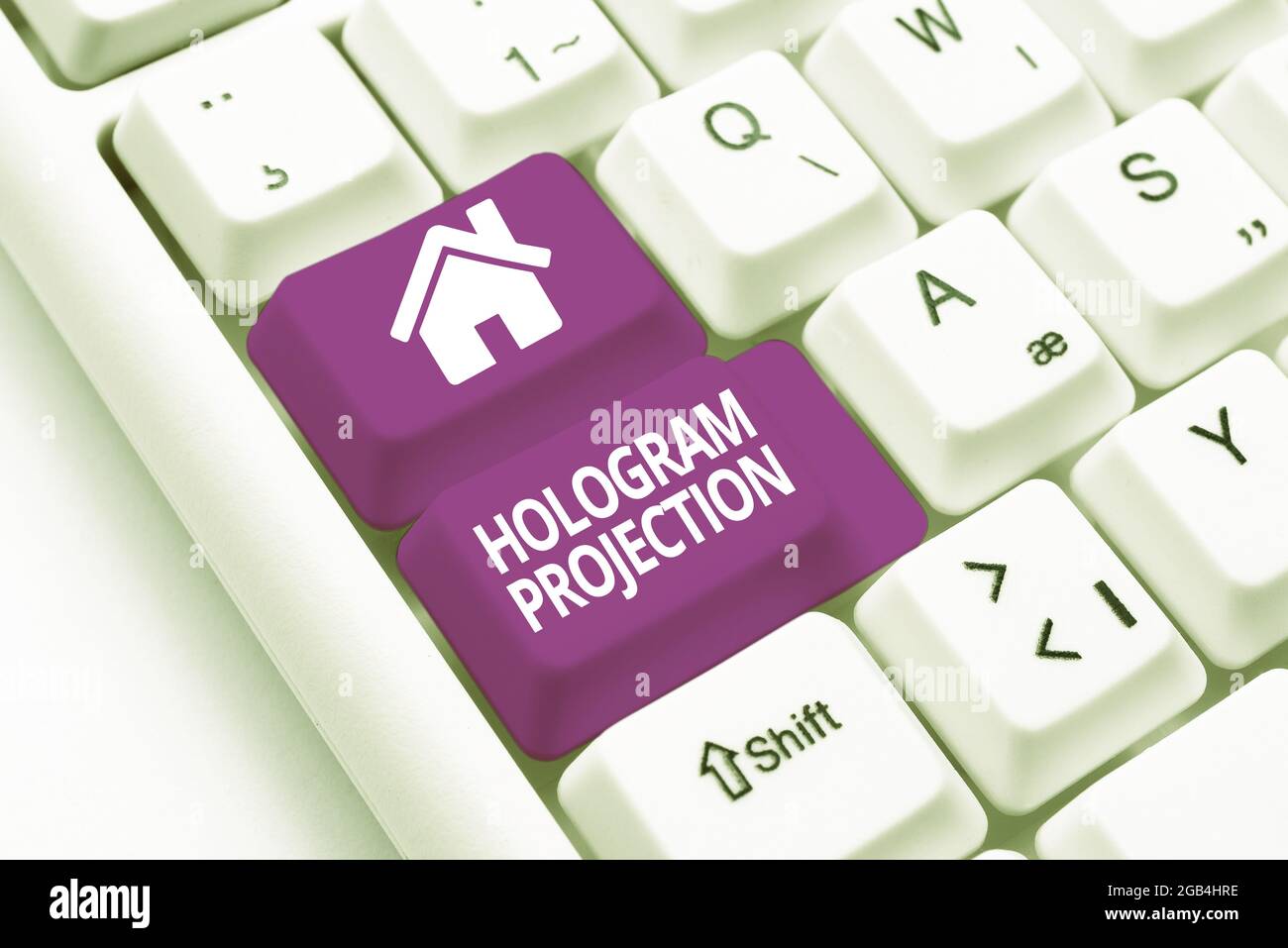 Hologram word cloud concept virtual hi-res stock photography and images ...
