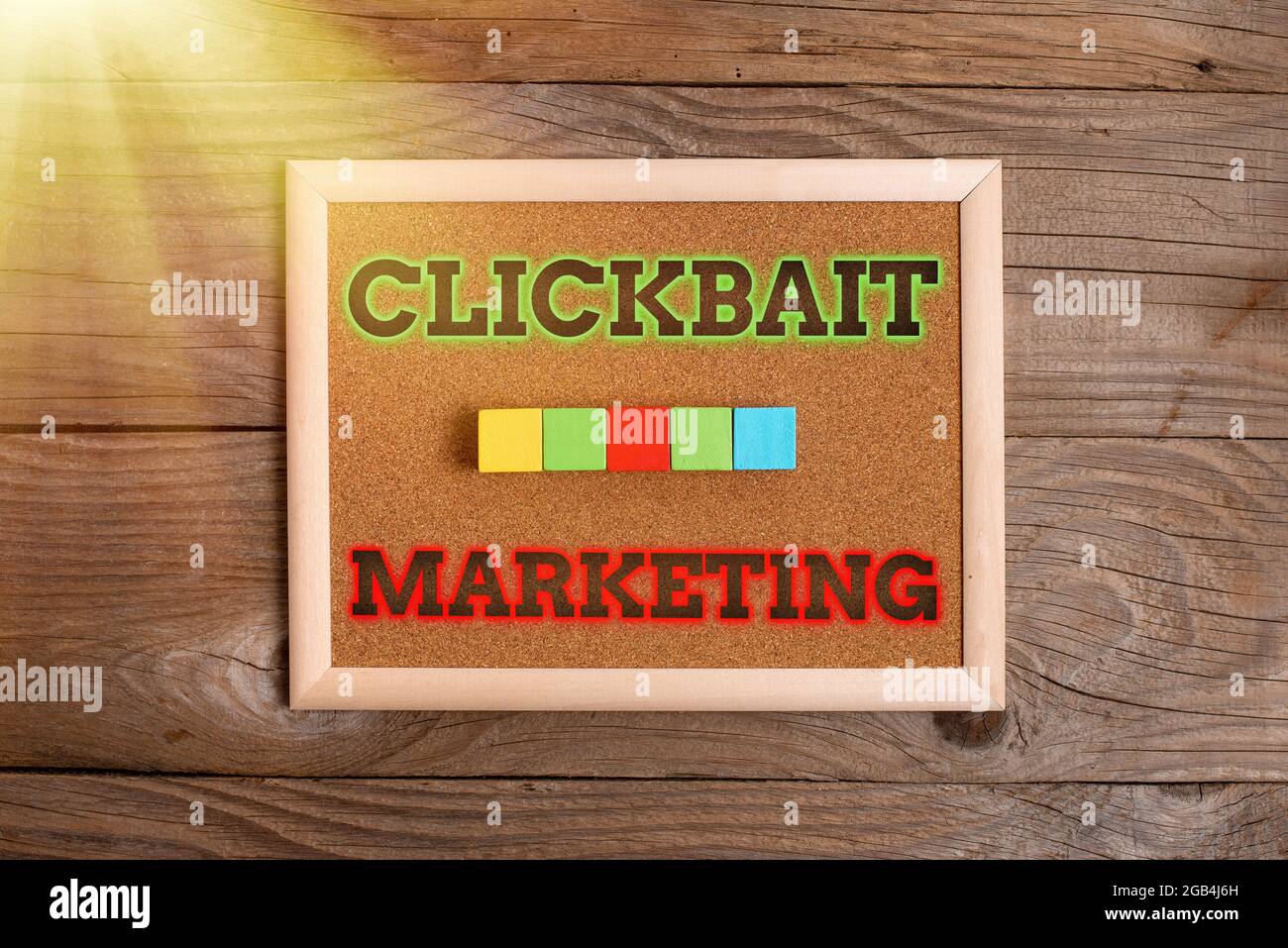 Hand writing sign Clickbait Marketing. Internet Concept Online content ...