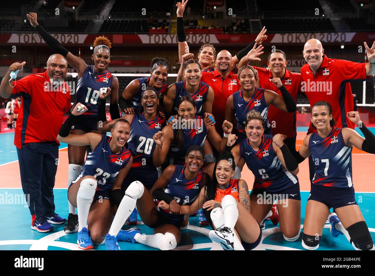 Members dominican republic volleyball team hi-res stock photography and ...