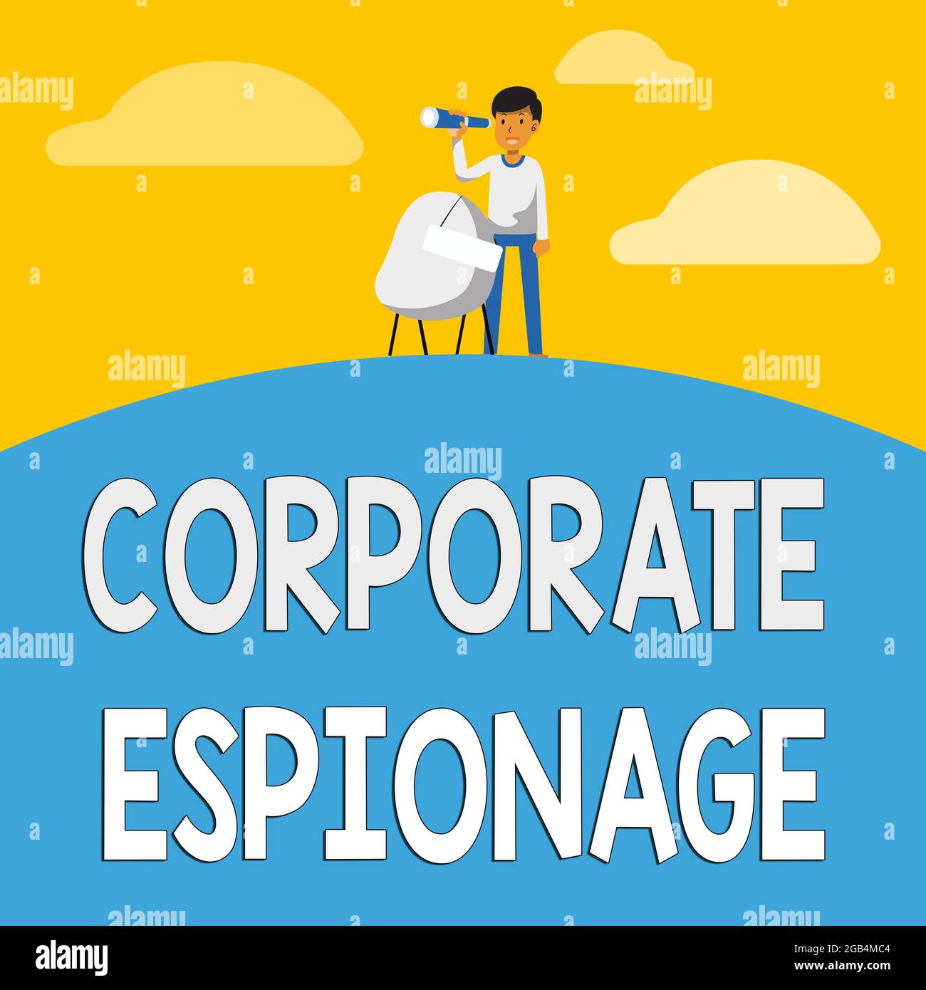 Conceptual display Corporate Espionage. Internet Concept form of ...