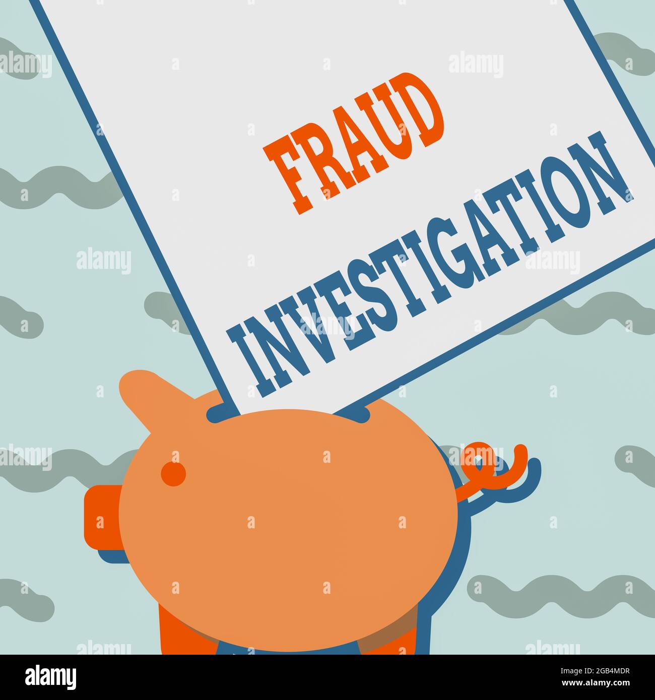 Inspiration showing sign Fraud Investigation. Word Written on process ...