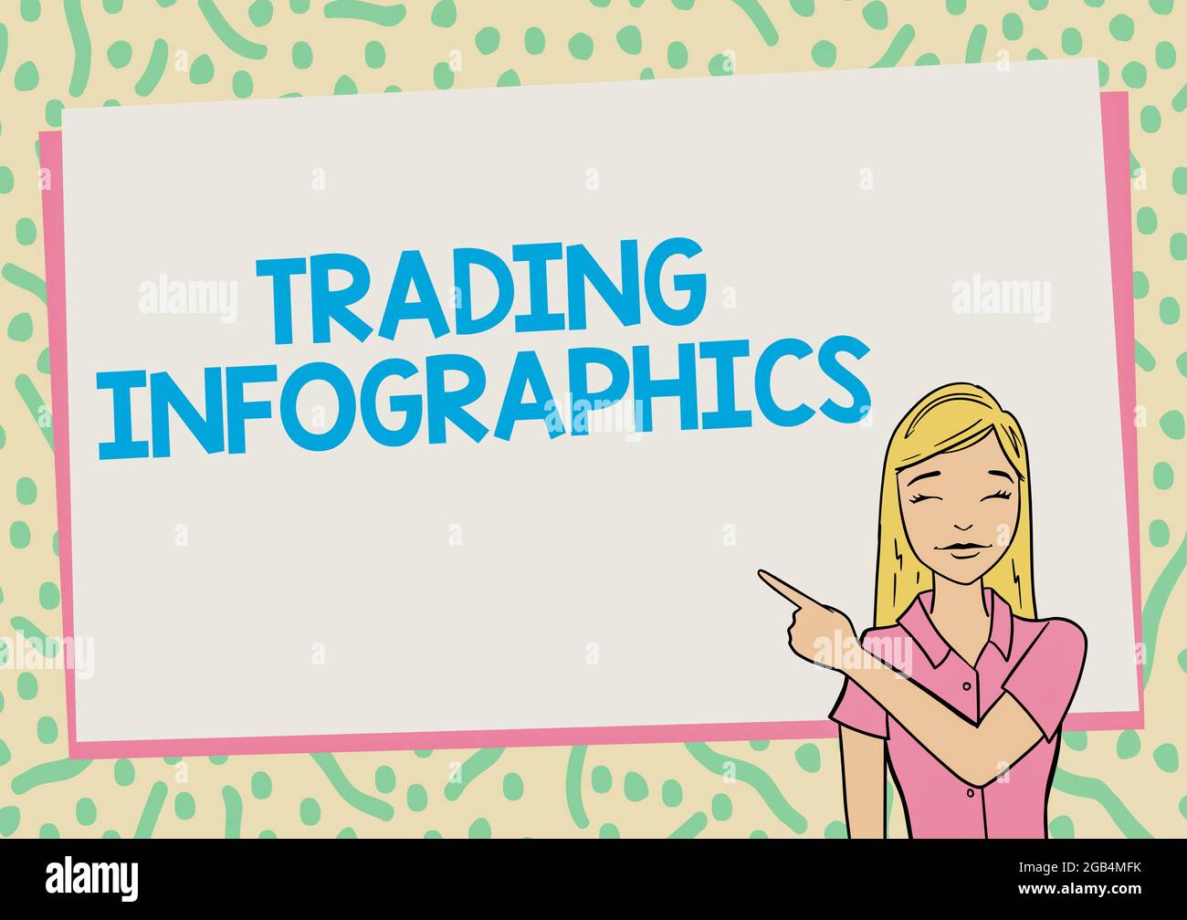 Conceptual caption Trading Infographics. Business approach visual ...