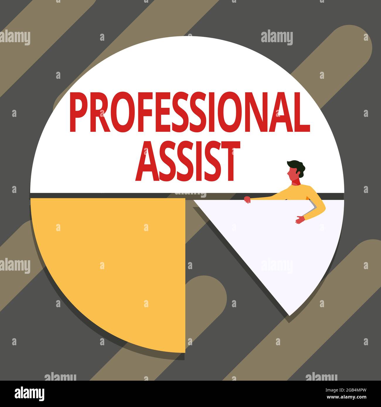 Text showing inspiration Professional Assist. Concept meaning help a ...