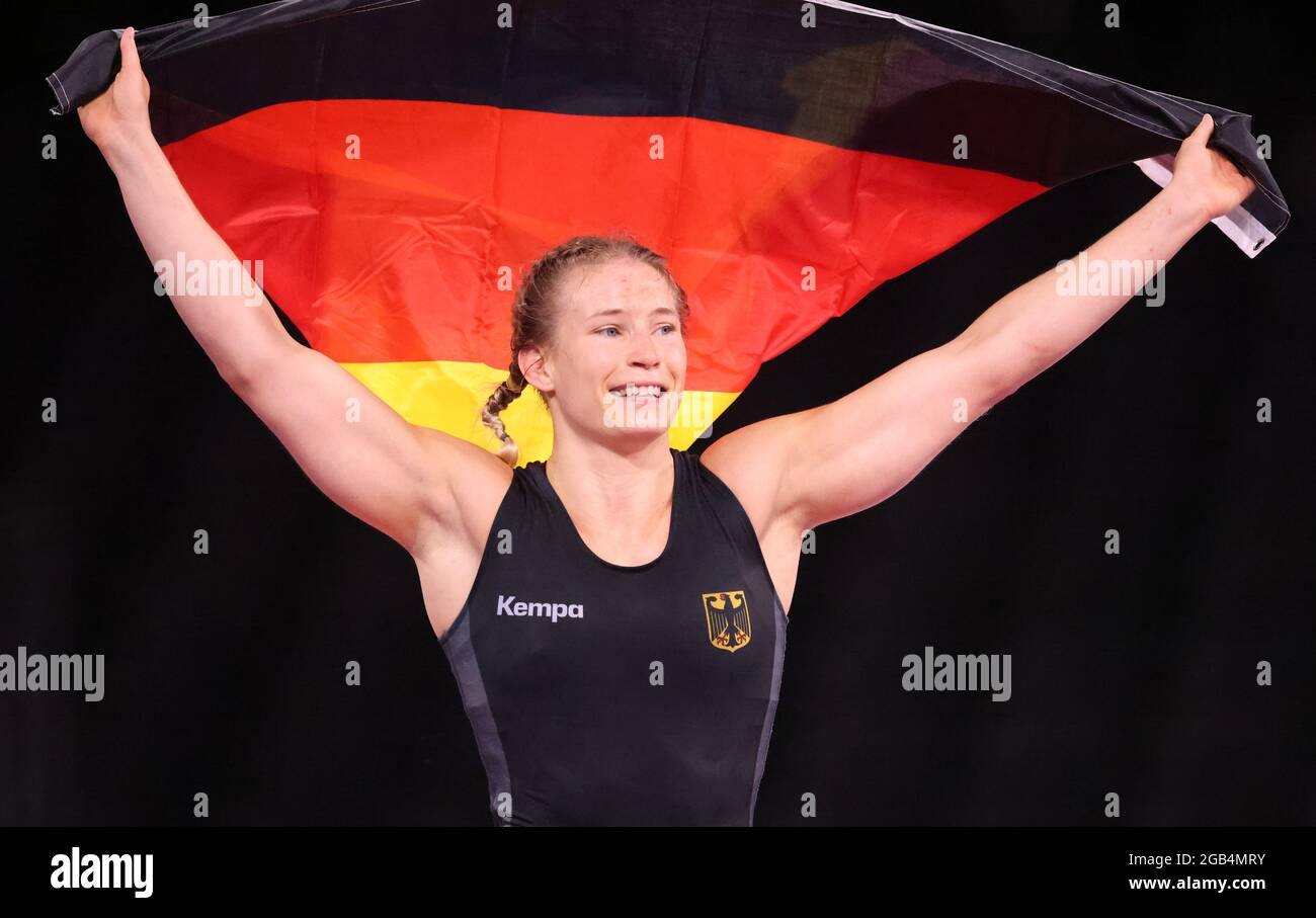 Chiba, Japan. 02nd Aug, 2021. Wrestling/Freestyle: Olympia, 76 kg ...