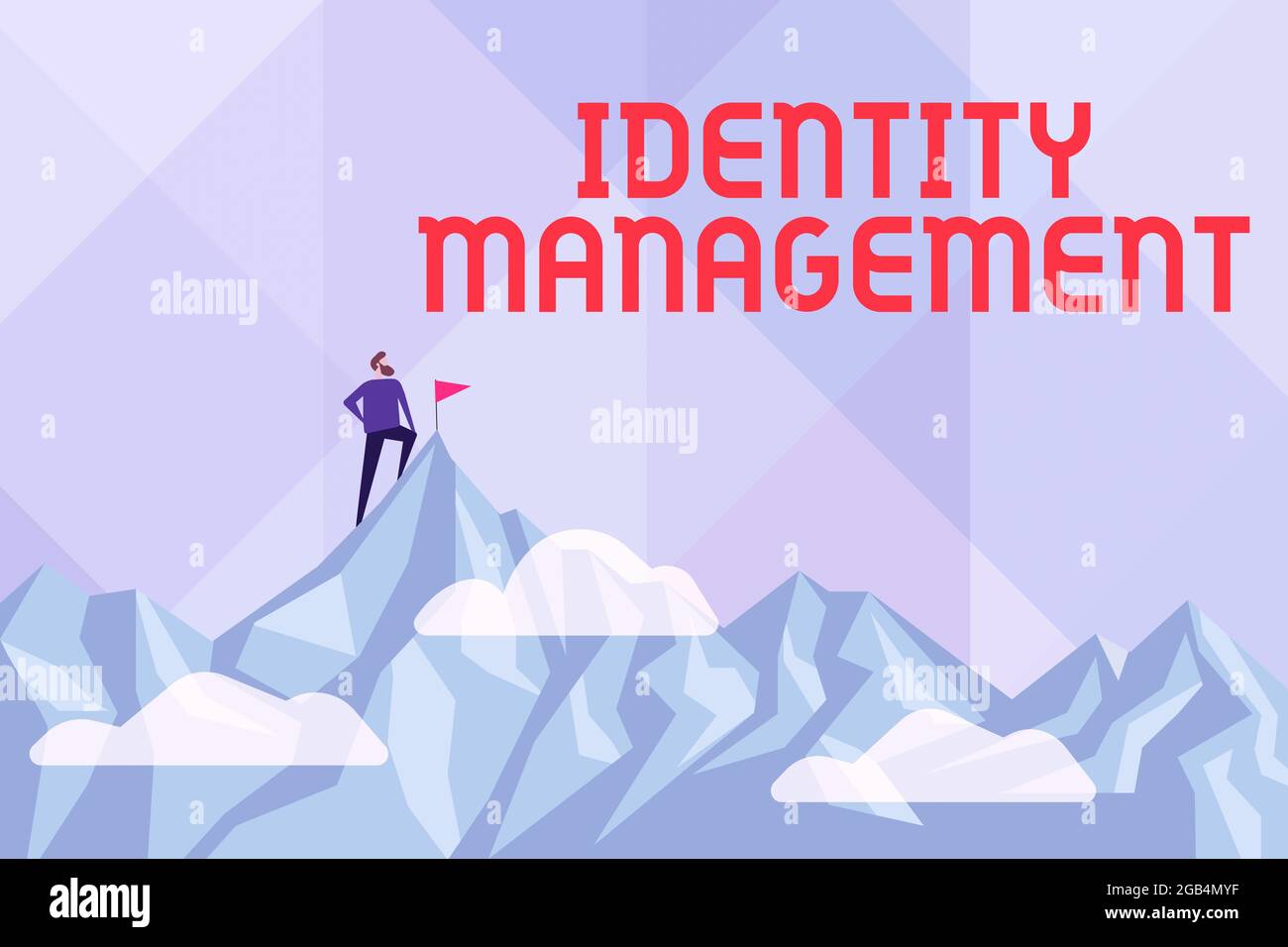 Hand writing sign Identity Management. Business idea administration of ...