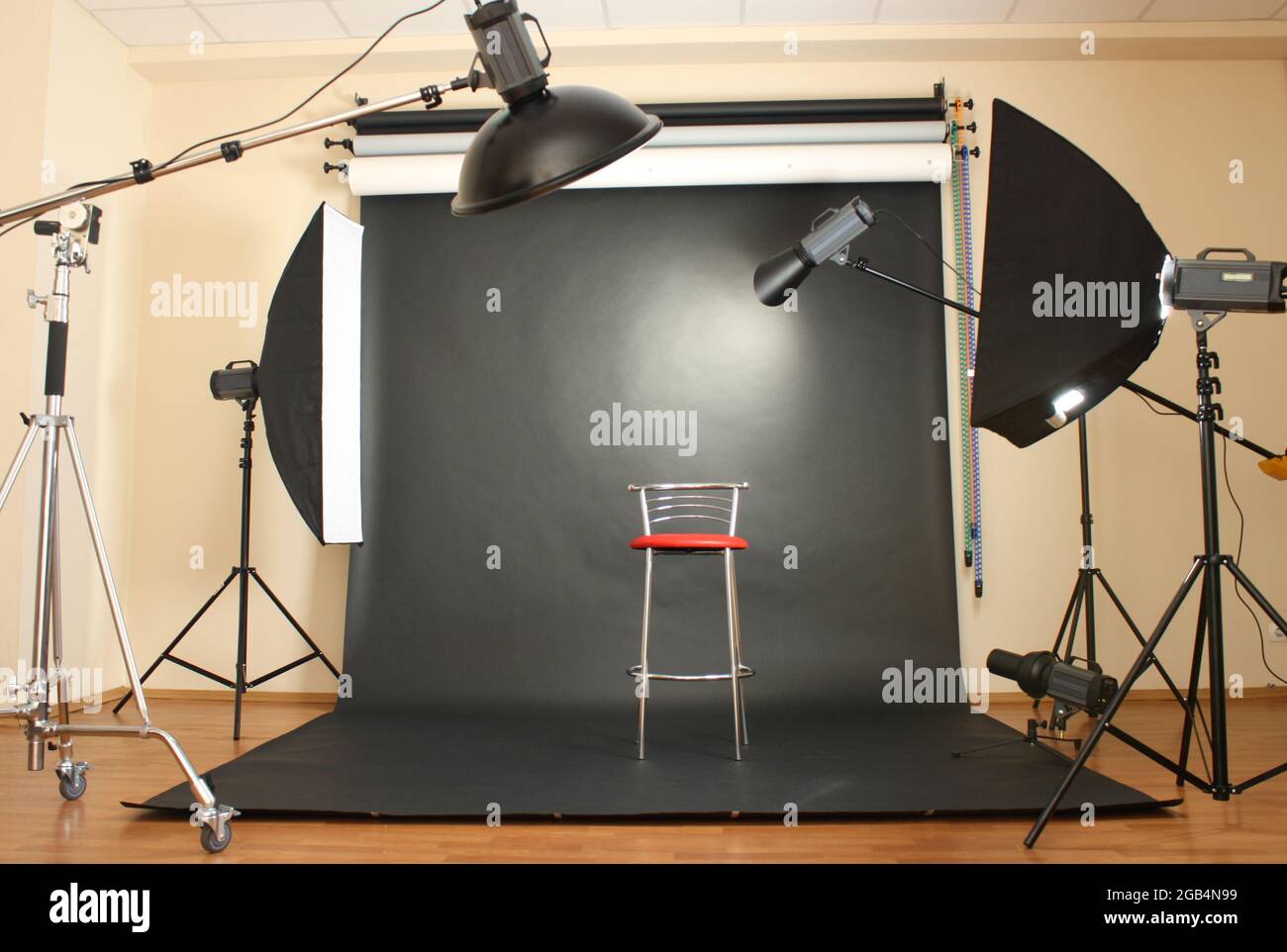 interior of professional photo studio Stock Photo - Alamy