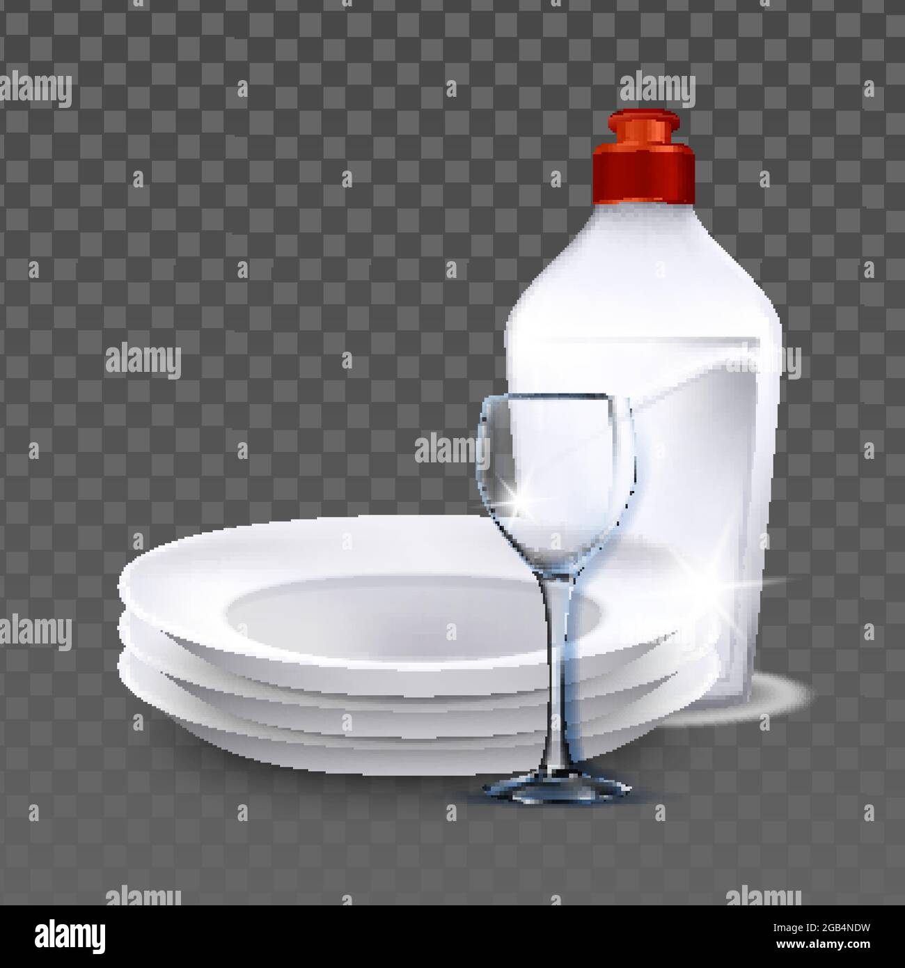 Washed plates Stock Vector Images - Alamy