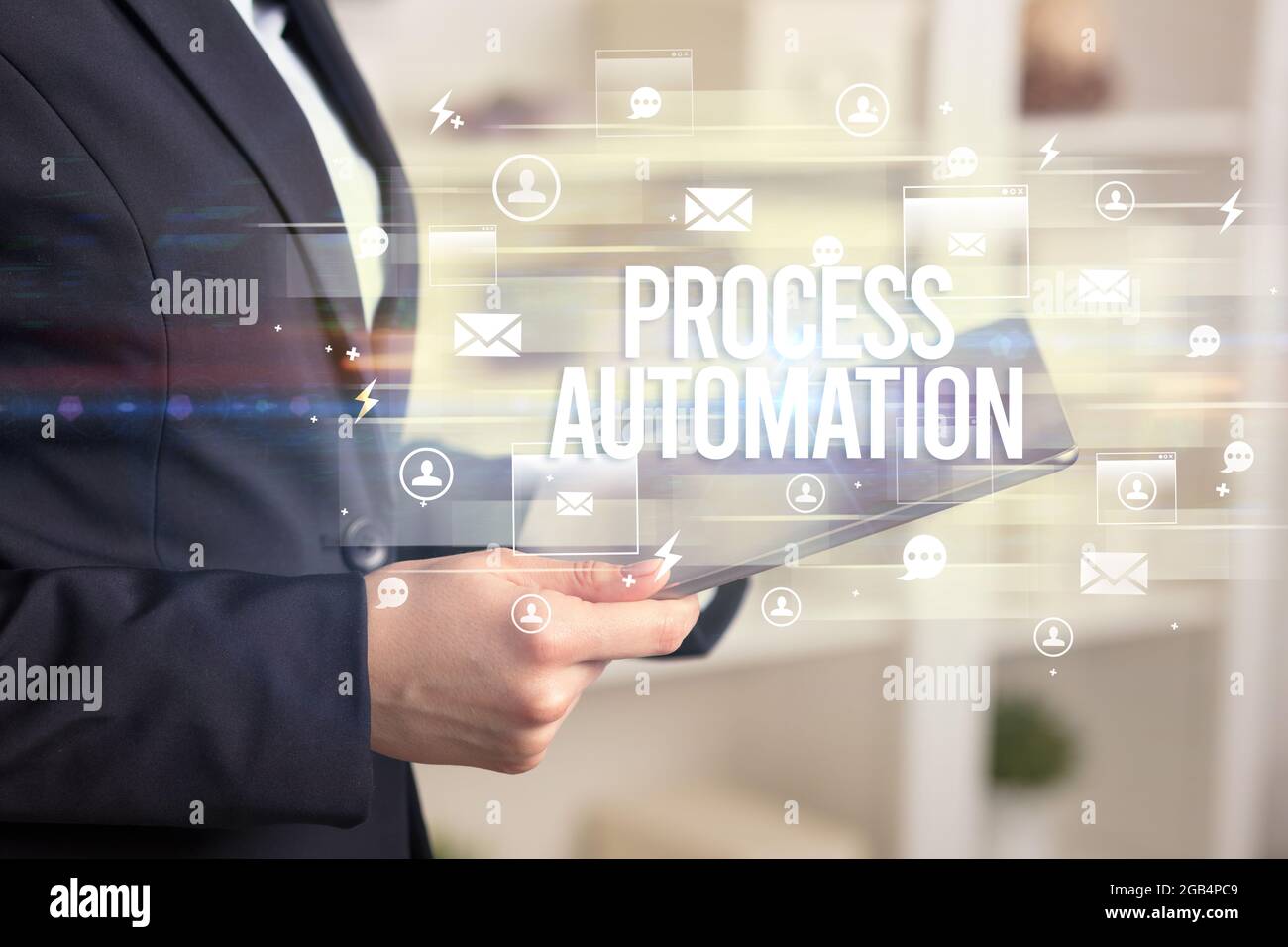 Close-up of a tablet searching modern technology concept Stock Photo ...