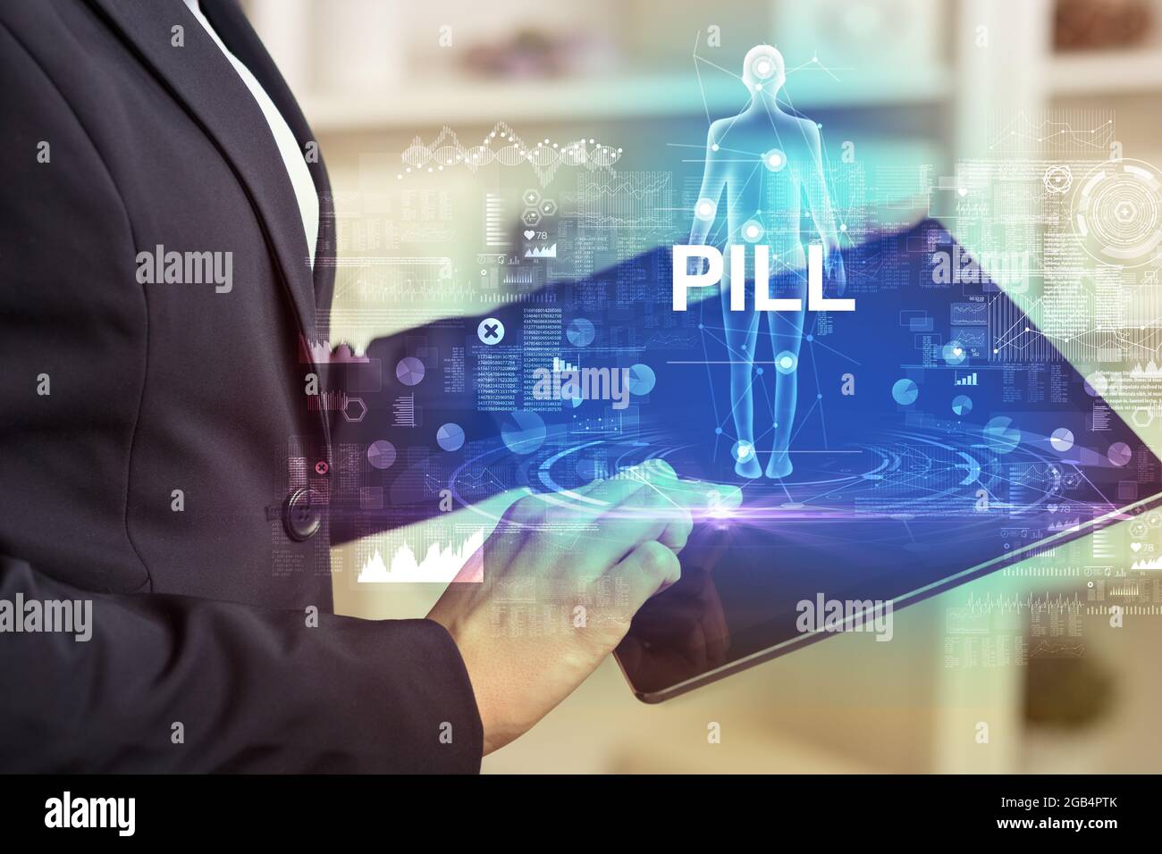 Electronic medical record, tech concept Stock Photo - Alamy