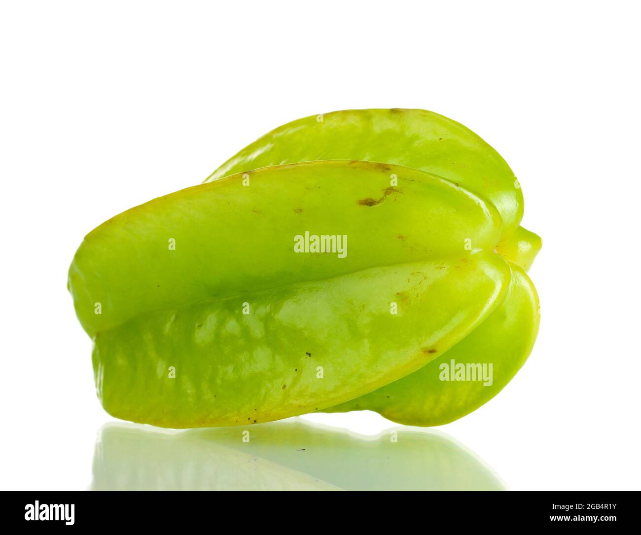 fresh carambola isolated on white Stock Photo - Alamy