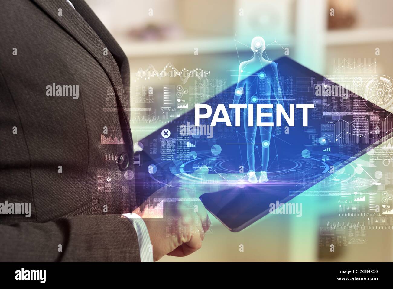 Electronic medical record, tech concept Stock Photo - Alamy