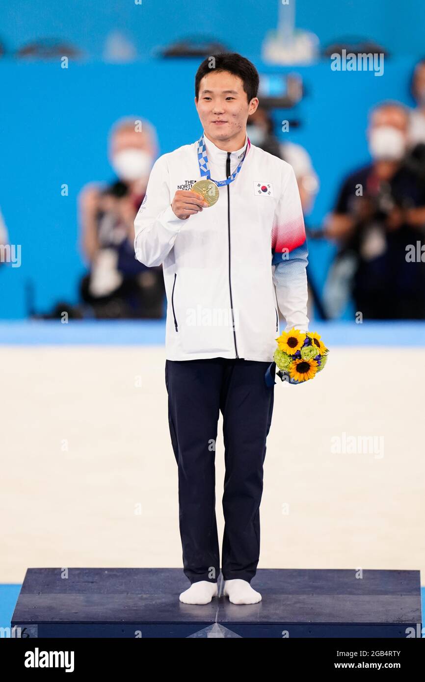 Tokyo, Japan. 2nd Aug, 2021. Shin Jeahwan (KOR) Gymnastics - Artistic ...