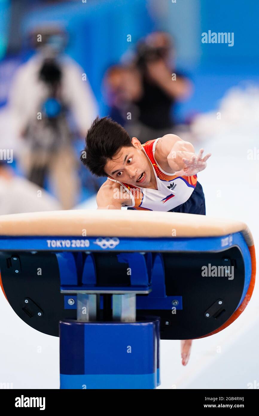Tokyo, Japan. 2nd Aug, 2021. Carlos Edriel Yulo (PHI) Gymnastics ...