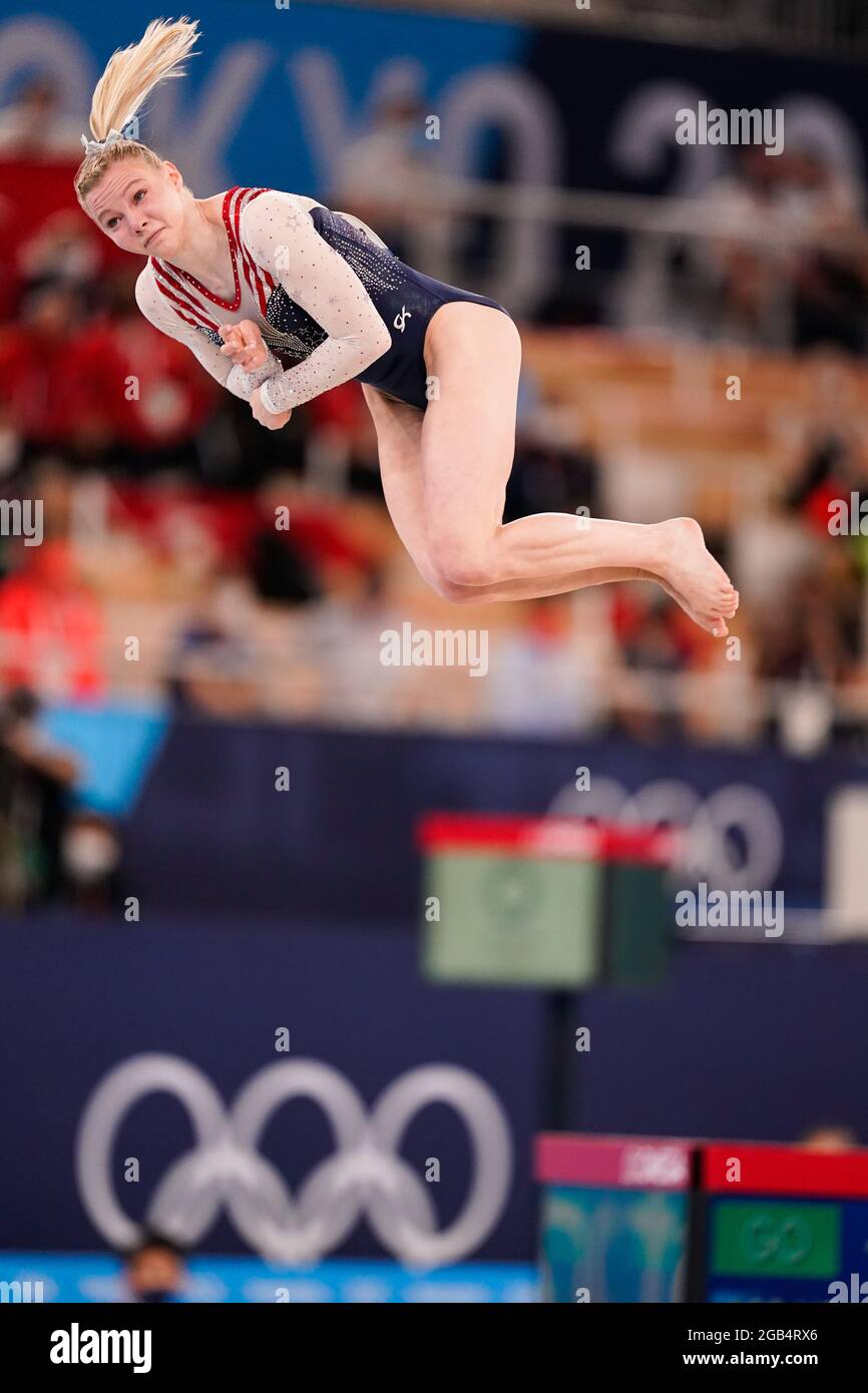 Tokyo, Japan. 2nd Aug, 2021. Jade Carey (USA) Gymnastics - Artistic ...