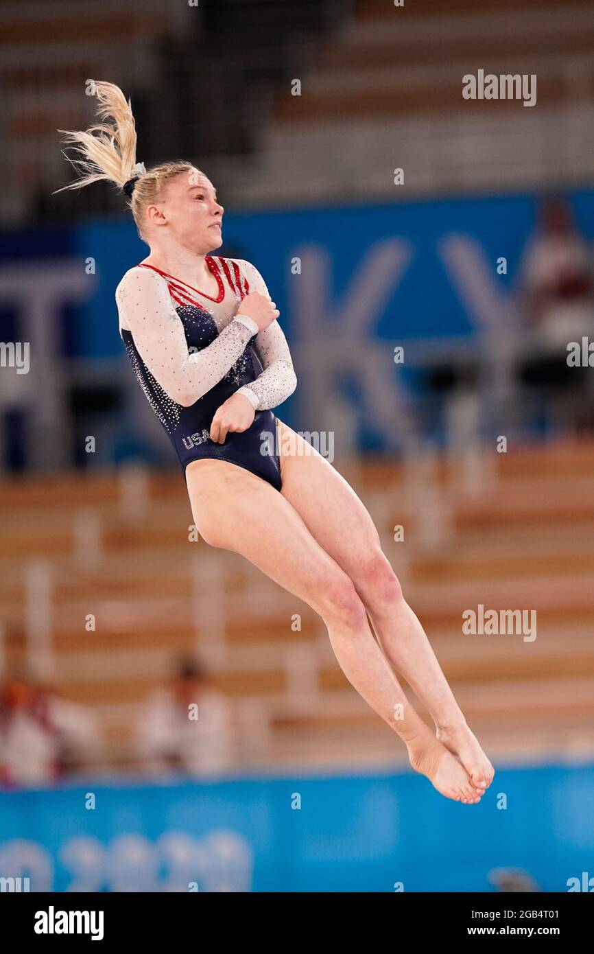 Tokyo, Japan. 2nd Aug, 2021. Jade Carey (USA) Gymnastics - Artistic ...