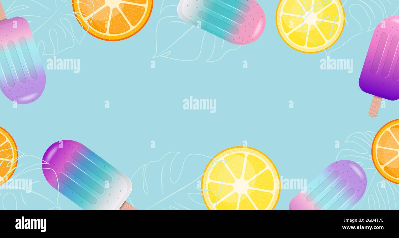 Set juicy citrus slices Stock Vector Images - Alamy