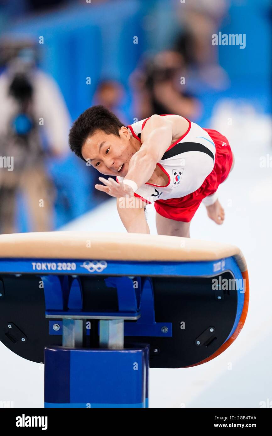 Tokyo, Japan. 2nd Aug, 2021. Shin Jeahwan (KOR) Gymnastics - Artistic ...