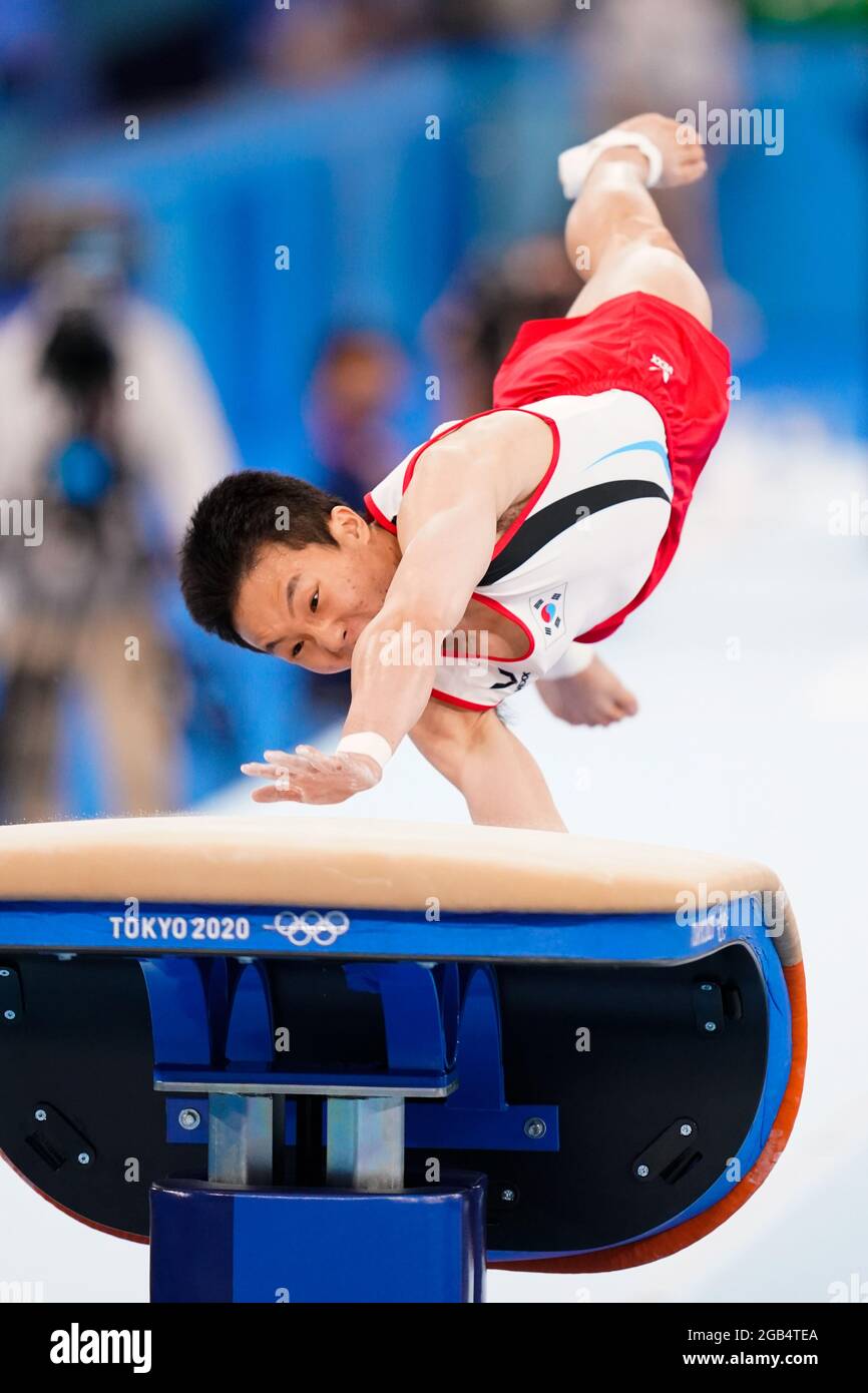 Tokyo, Japan. 2nd Aug, 2021. Shin Jeahwan (KOR) Gymnastics - Artistic ...