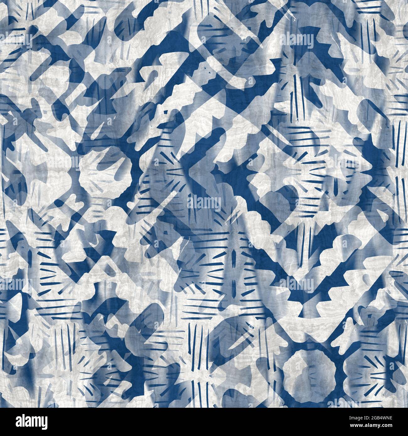 Seamless two tone hand drawn brushed effect pattern swatch Stock Photo ...