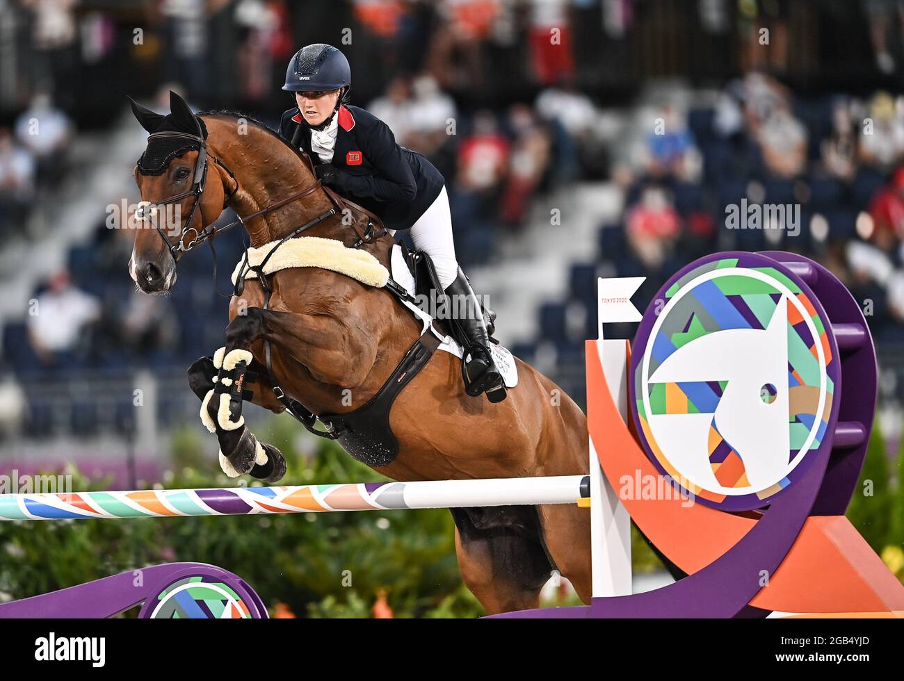 Tokyo, Japan. 2nd Aug, 2021. Laura Collett of Great Britain competes ...
