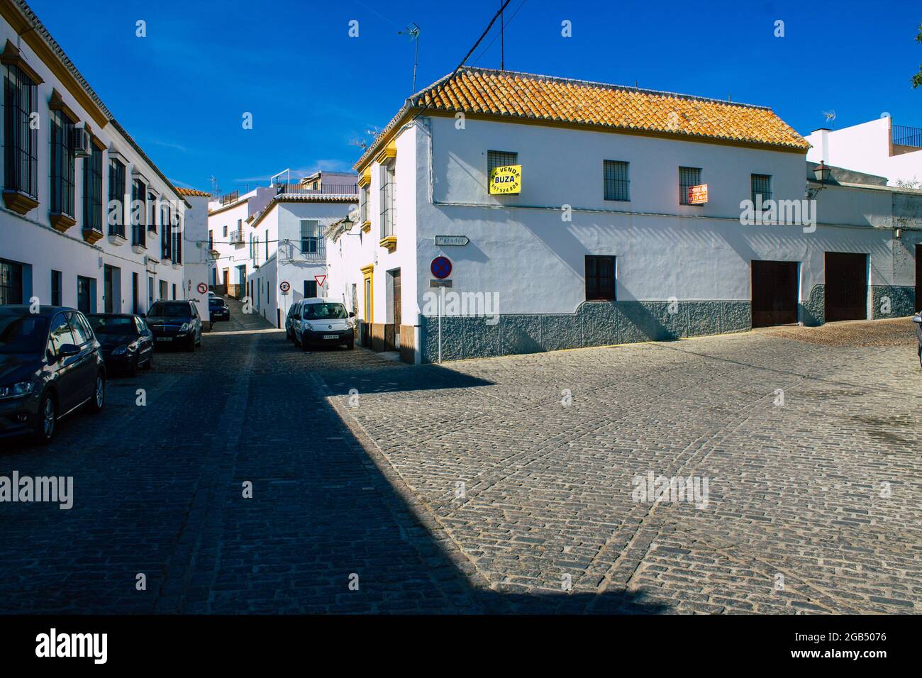 Carmona Spain July 31, 2021 Urban landscape of Carmona called The ...