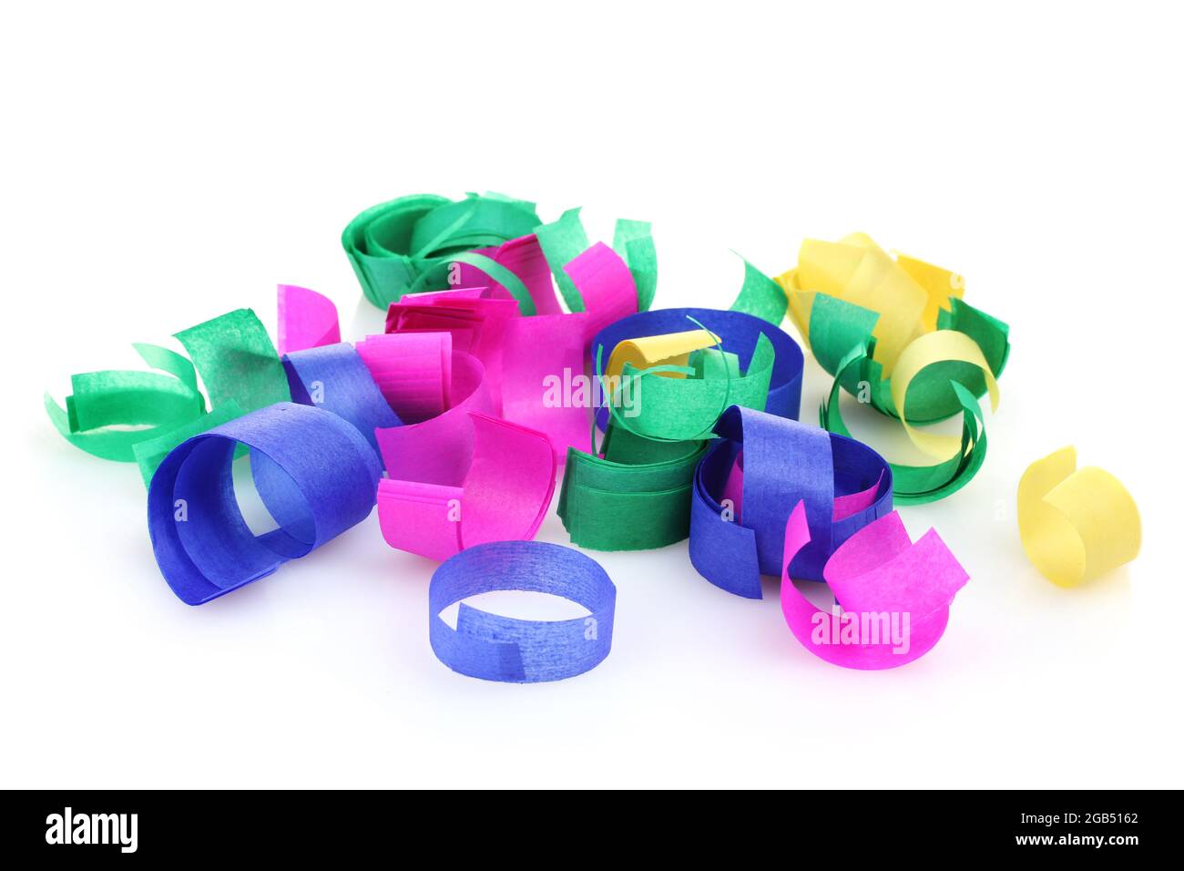colorful confetti isolated on white Stock Photo - Alamy
