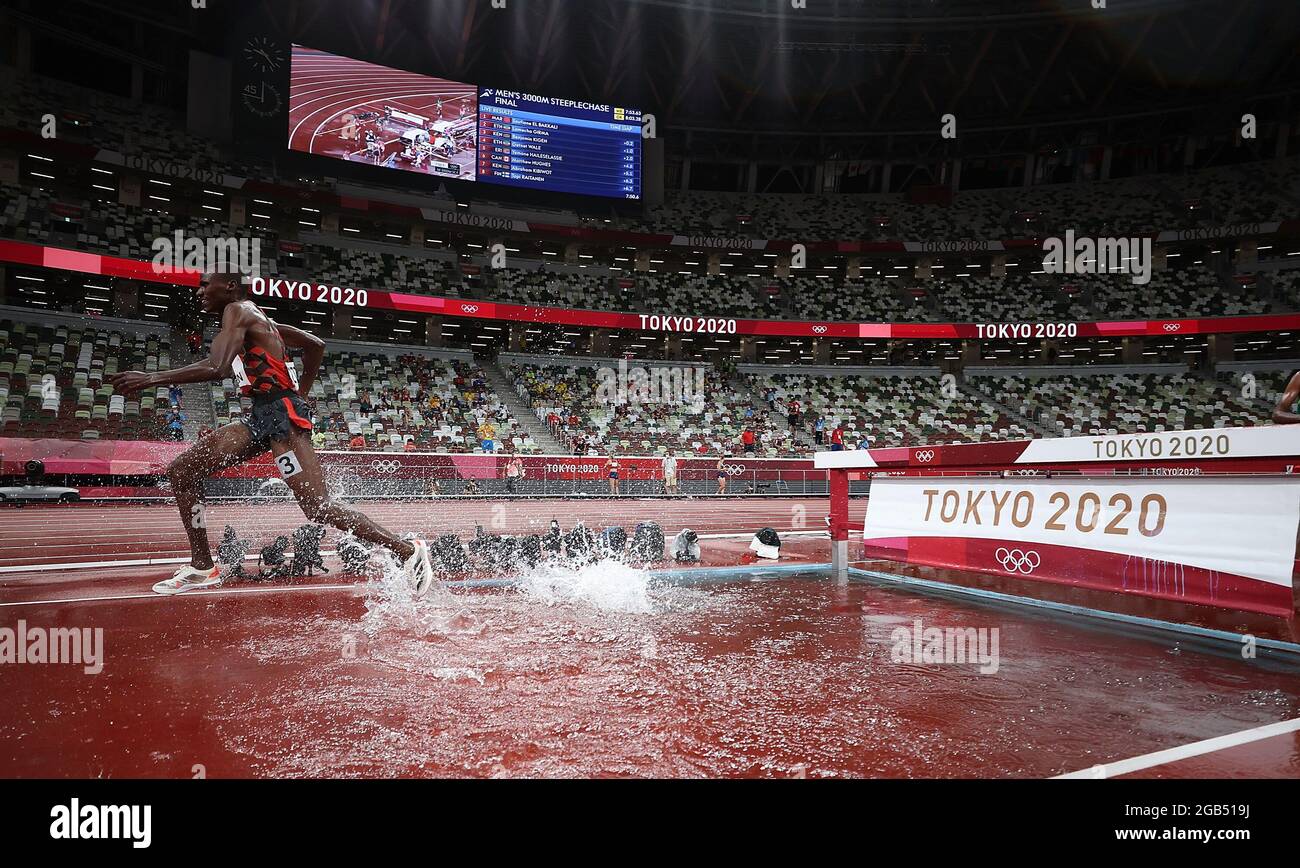 Tokyo, Japan. 2nd Aug, 2021. Benjamin Kigen of Kenya competes during ...